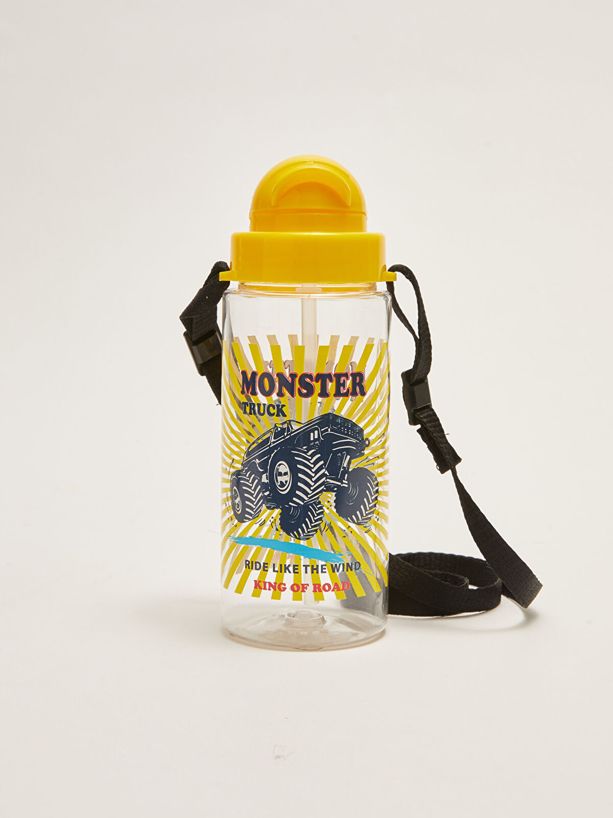 Baskılı Pipetli Erkek Çocuk Suluk 500 Ml