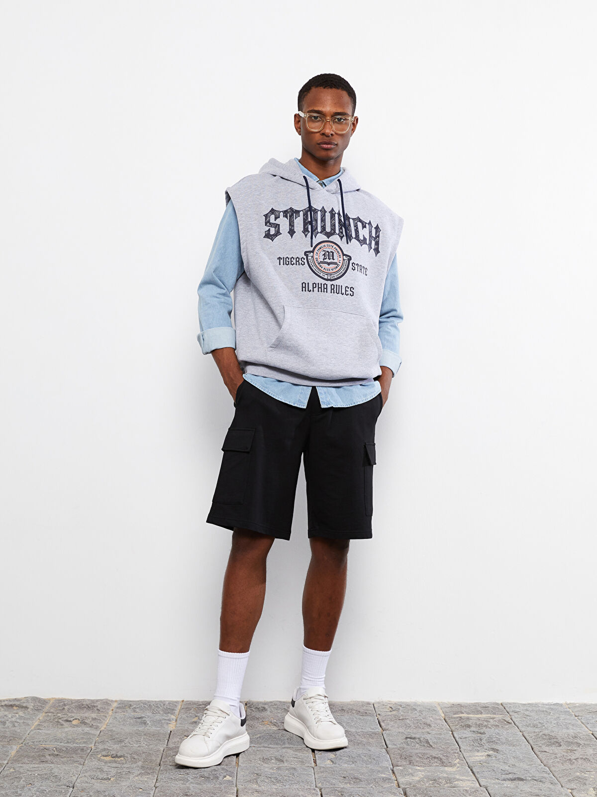 LCW CASUAL Slim Fit Erkek Kargo Şort