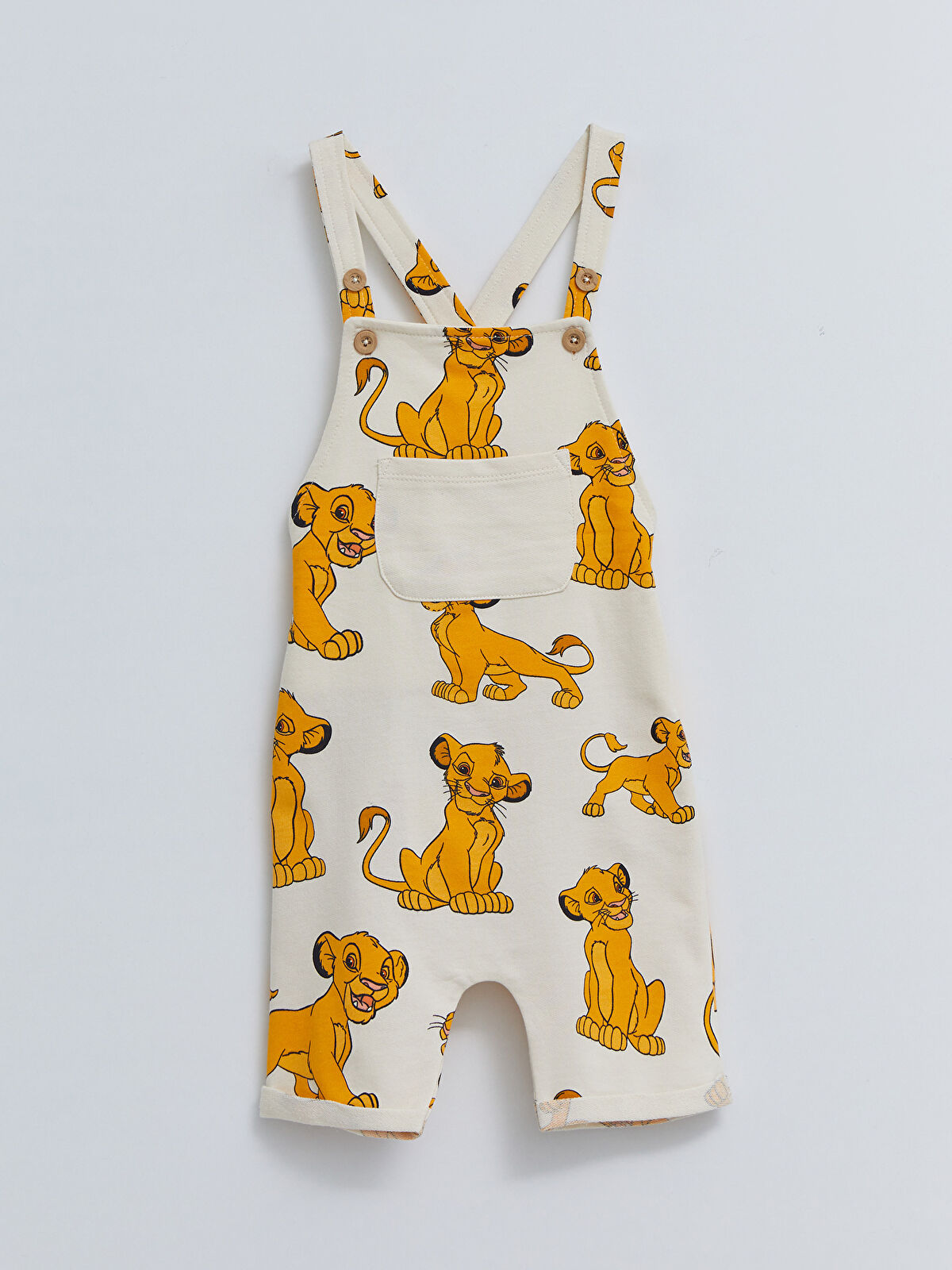 Aslan Kral Baskılı Erkek Bebek Salopet