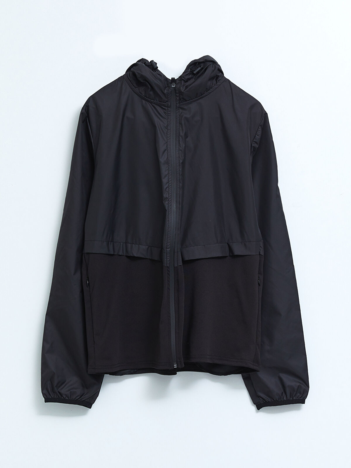 Kapüşonlu Uzun Kollu Düz Cep Detaylı Kadın Outdoor Mont