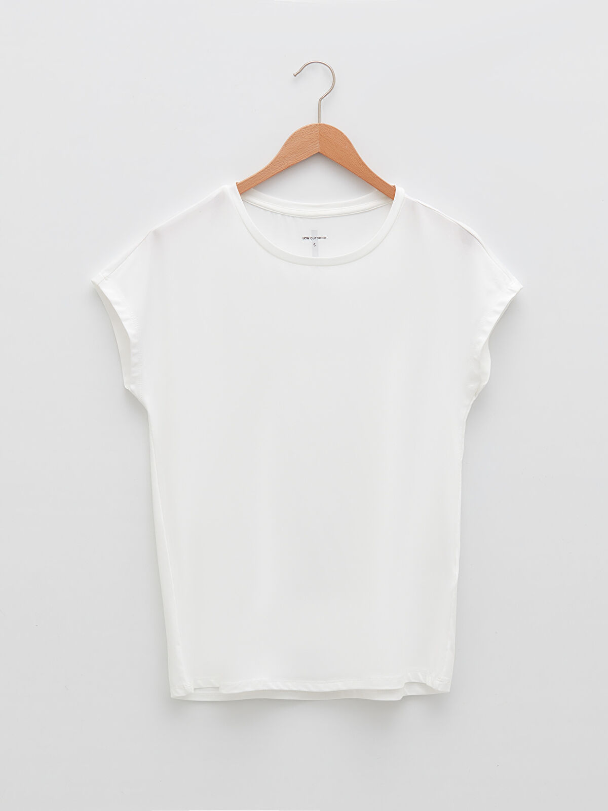 Bisiklet Yaka Baskılı Kısa Kollu Kadın Outdoor Tişört