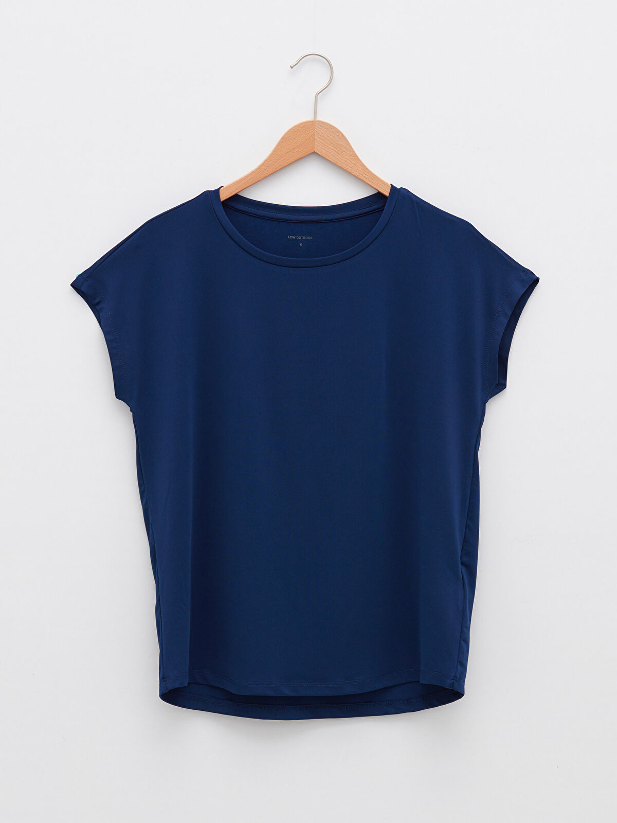 Bisiklet Yaka Baskılı Kısa Kollu Kadın Outdoor Tişört