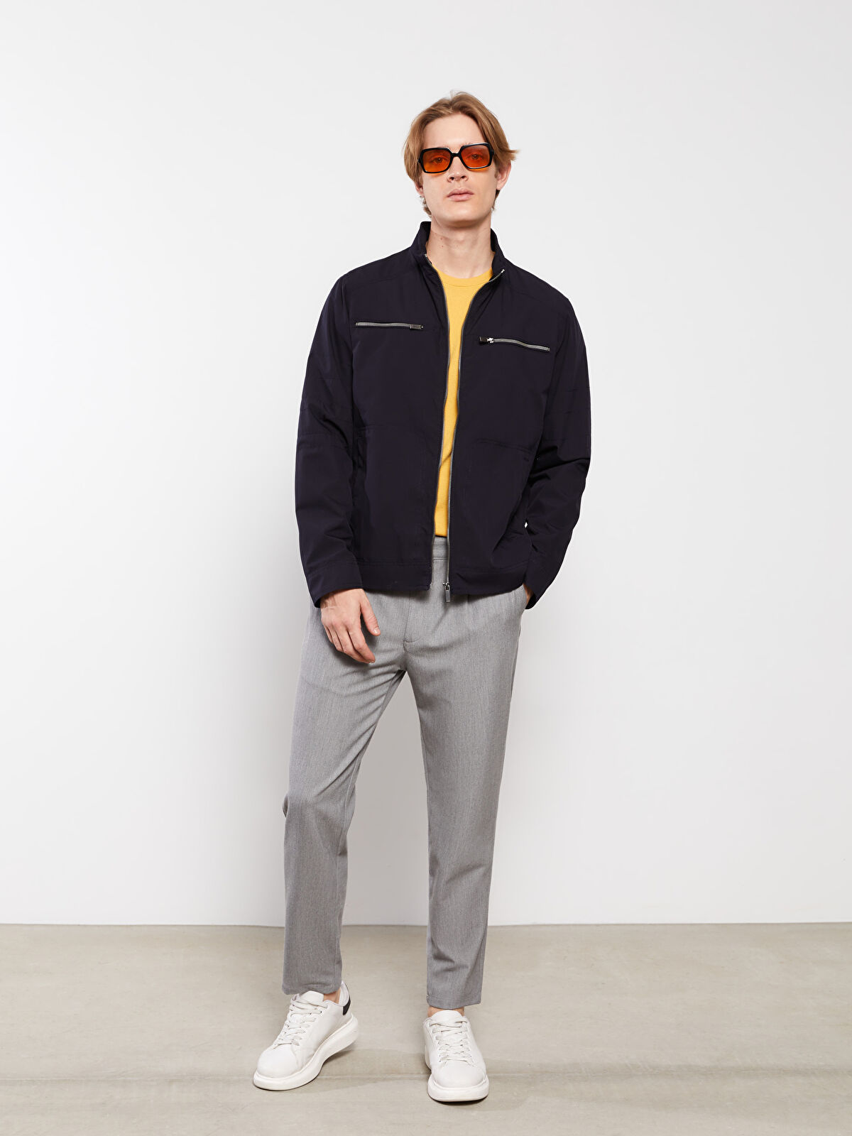 LCW CLASSIC Standart Kalıp Dik Yaka Erkek Mont