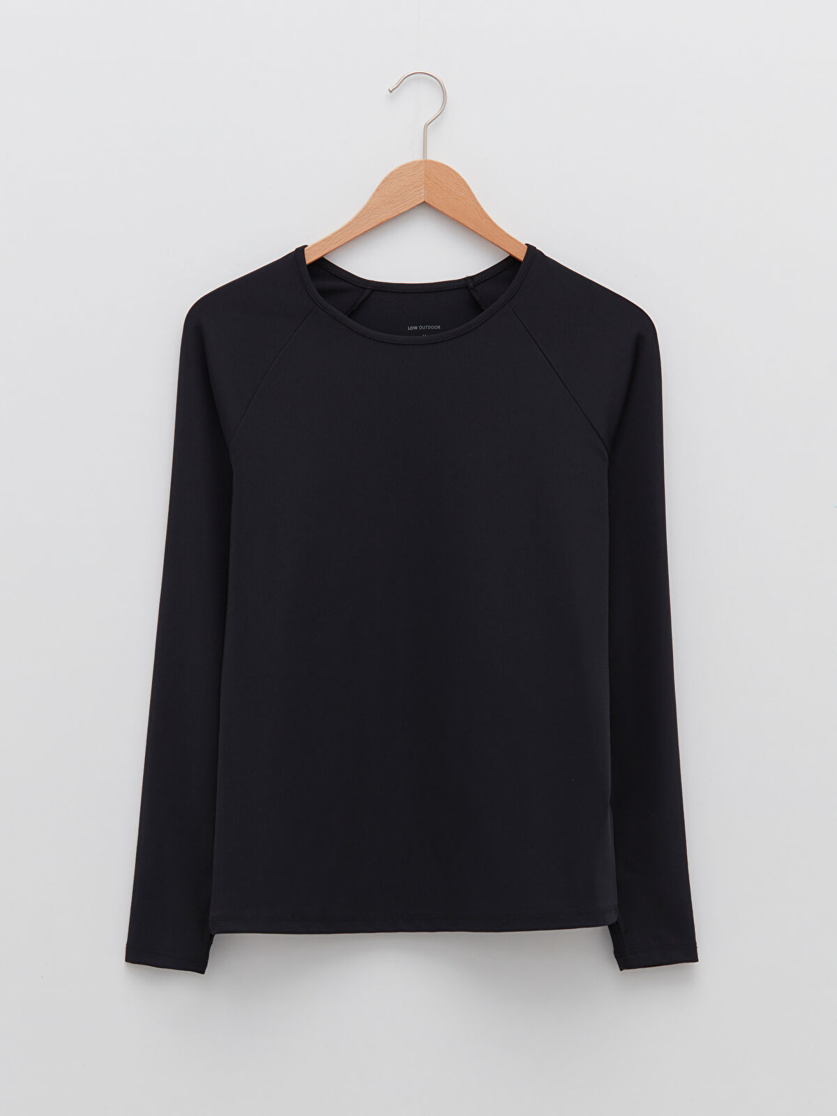 Bisiklet Yaka Baskılı Uzun Kollu Kadın Outdoor Tişört