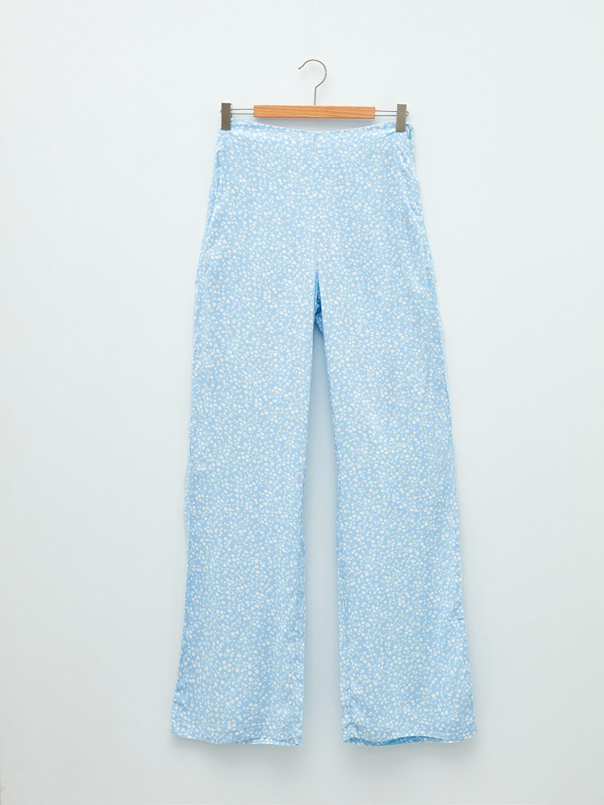 XSIDE Beli Fermuarlı Desenli Viskon Kadın Pantolon