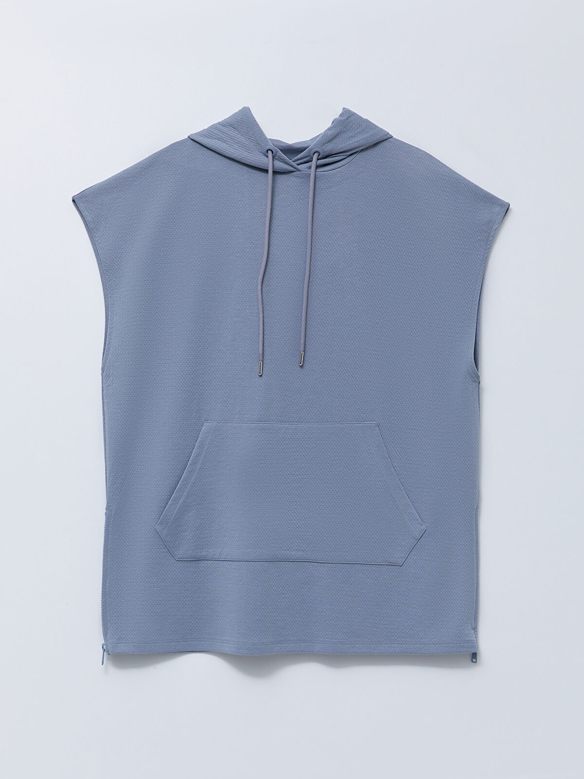 MODEST Kapüşonlu Kendinden Desenli Kadın Süveter