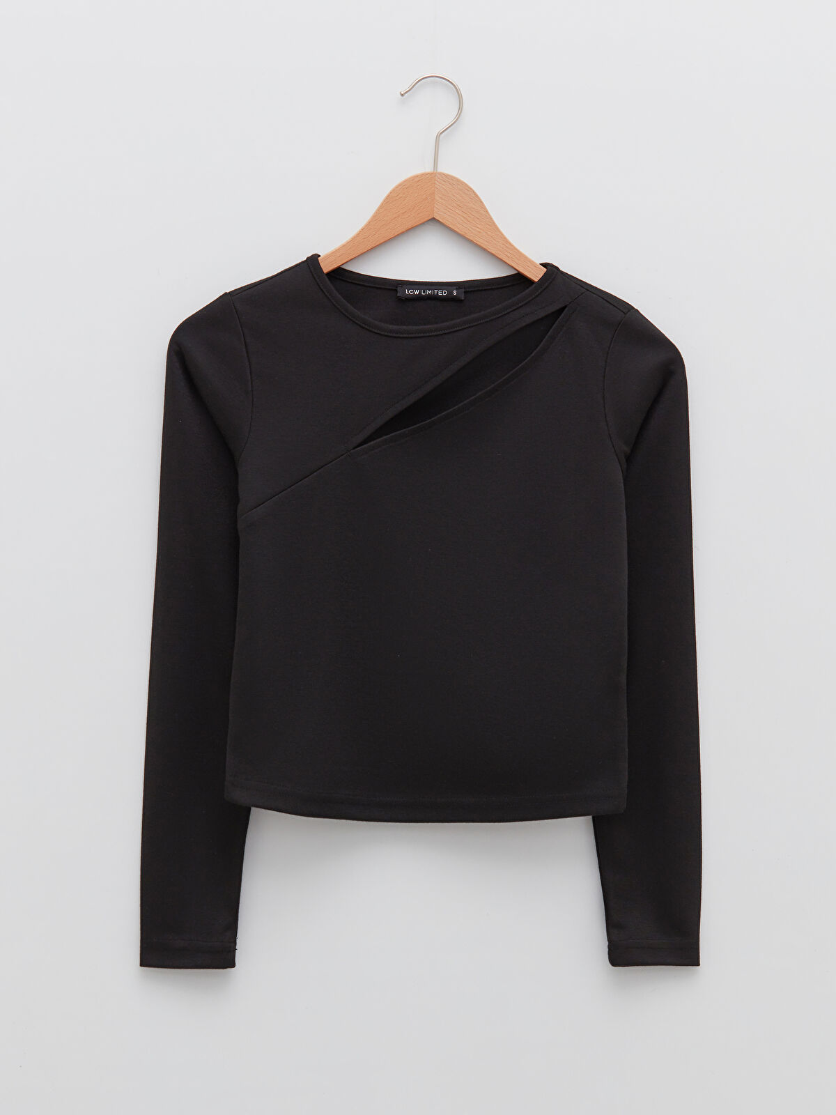 LCW LIMITED Bisiklet Yaka Düz Uzun Kollu Kadın Sweatshirt