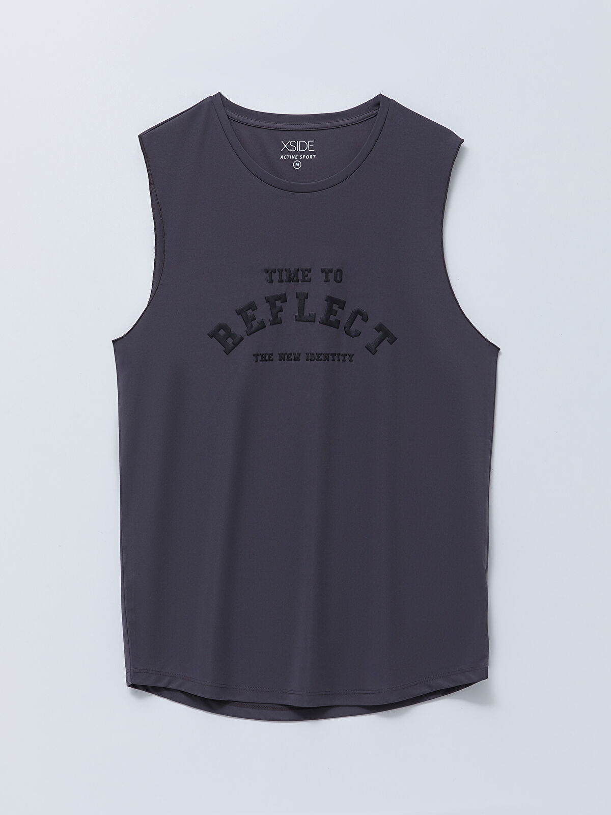 XSIDE Bisiklet Yaka Kolsuz Baskılı Penye Erkek Atlet