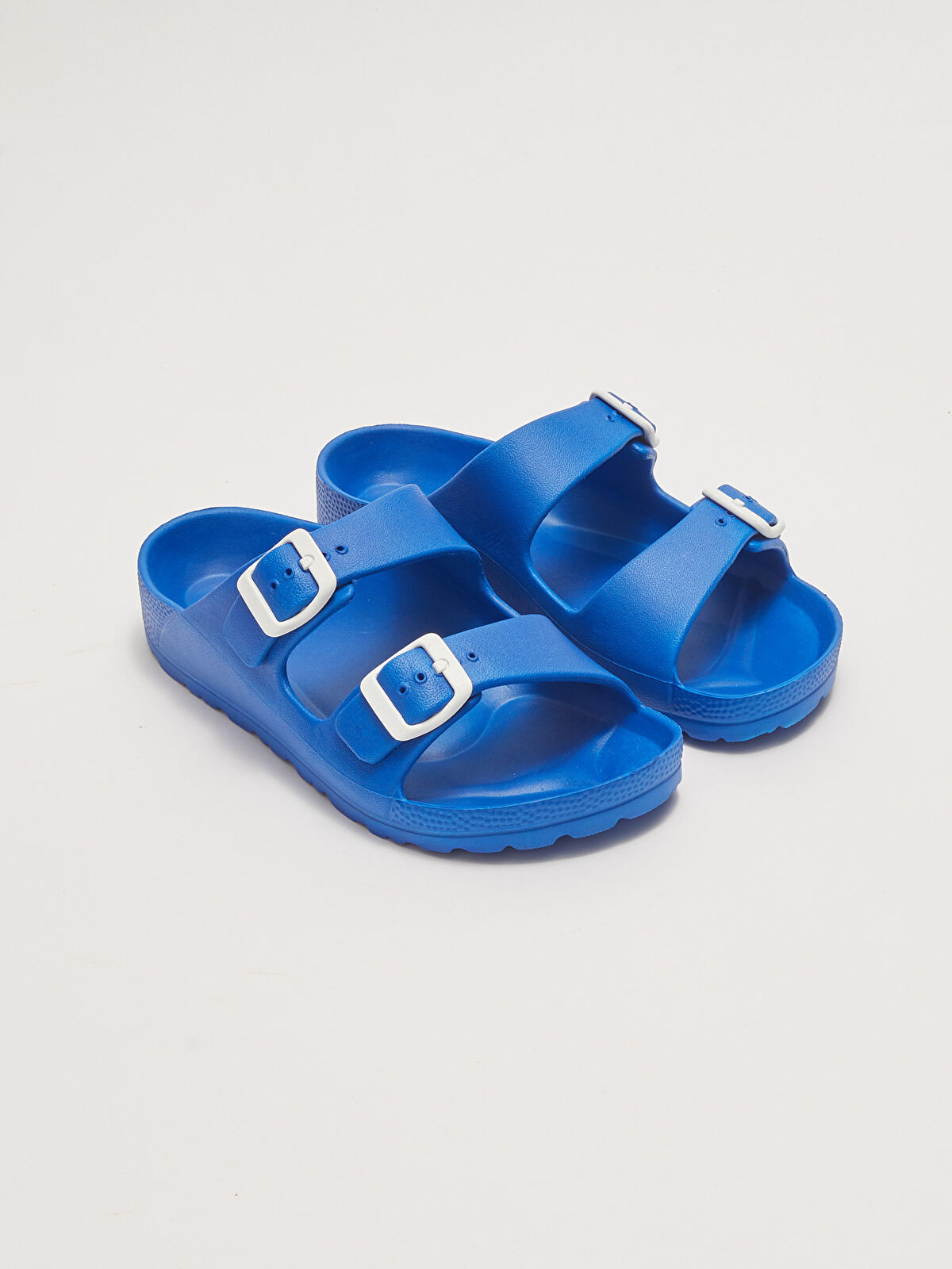 Çift Bantlı Tokalı Erkek Çocuk Terlik