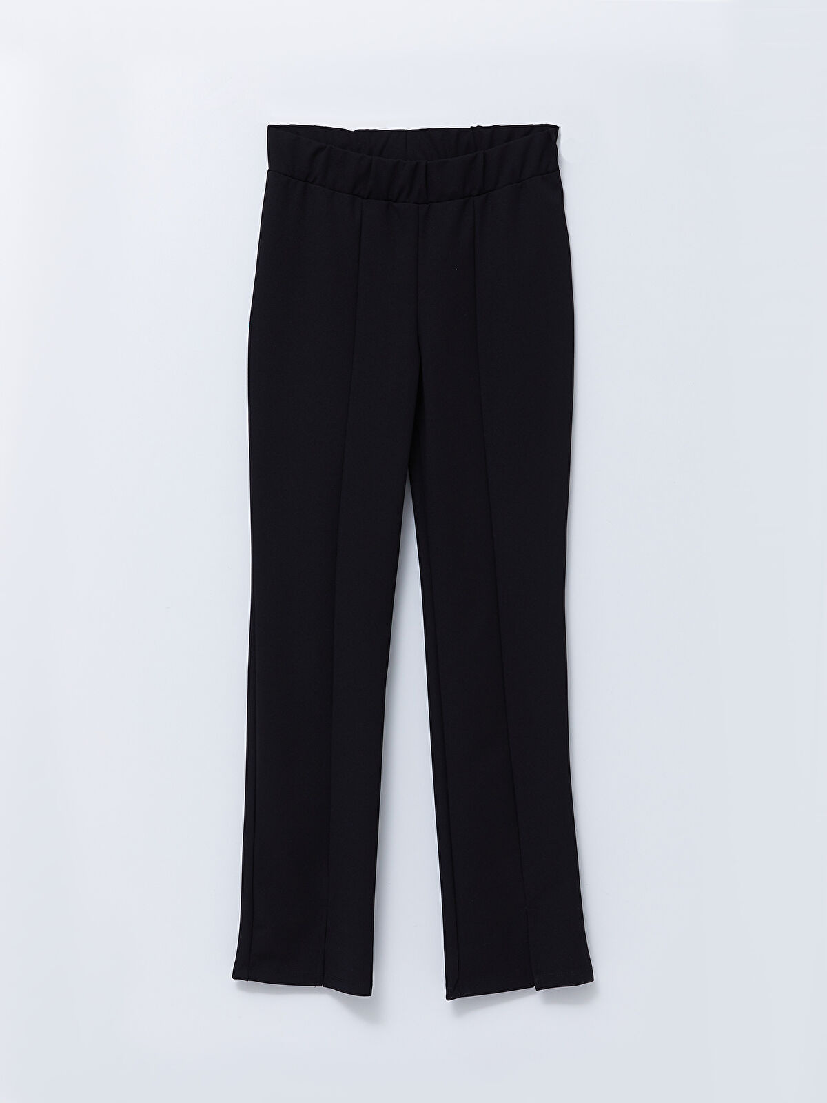 MODEST Beli Lastikli Düz Krep Kadın Eşofman Altı