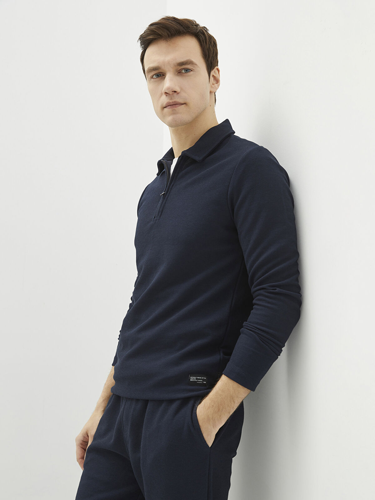 LCW CLASSIC Polo Yaka Uzun Kollu Erkek Tişört