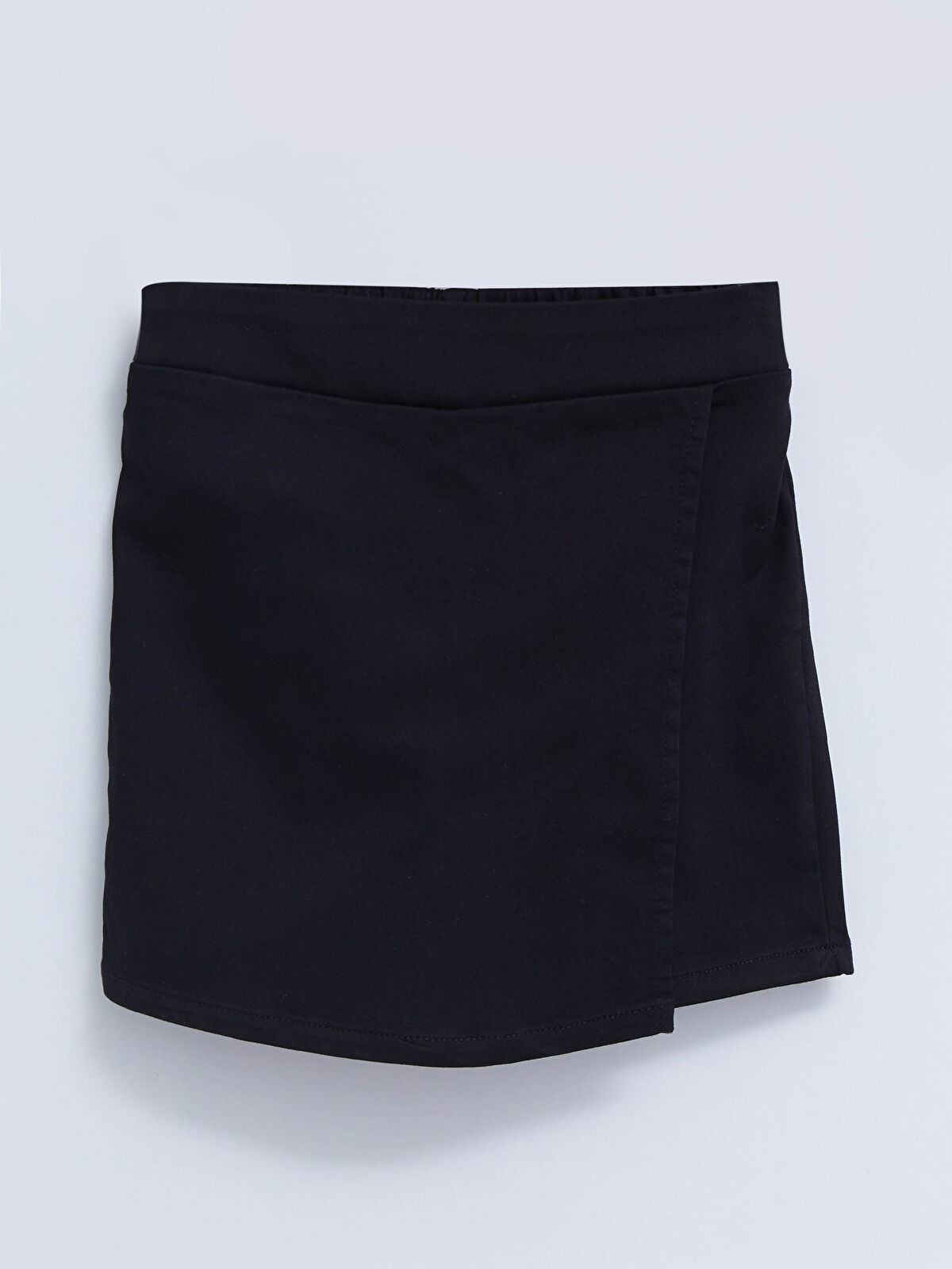 Beli Lastikli Basic Kız Çocuk Şort Etek