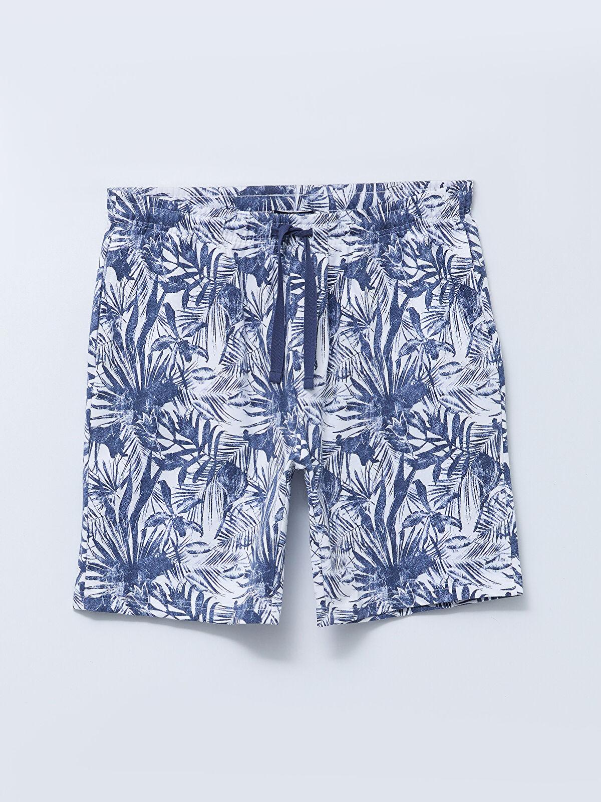 Slim Fit Erkek Desenli Pijama Alt Şort