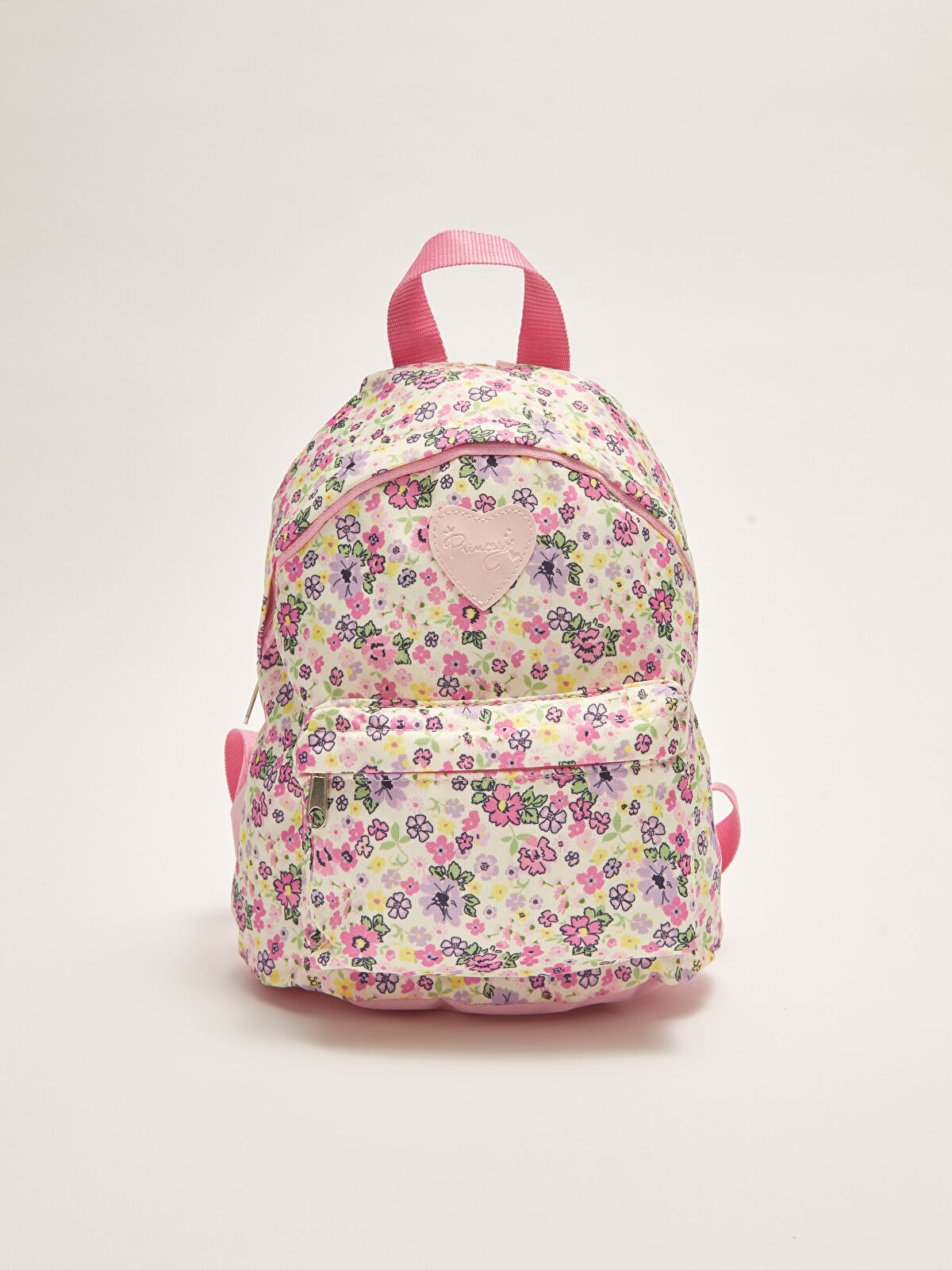 Çiçek Baskılı Kız Çocuk Sırt Çantası