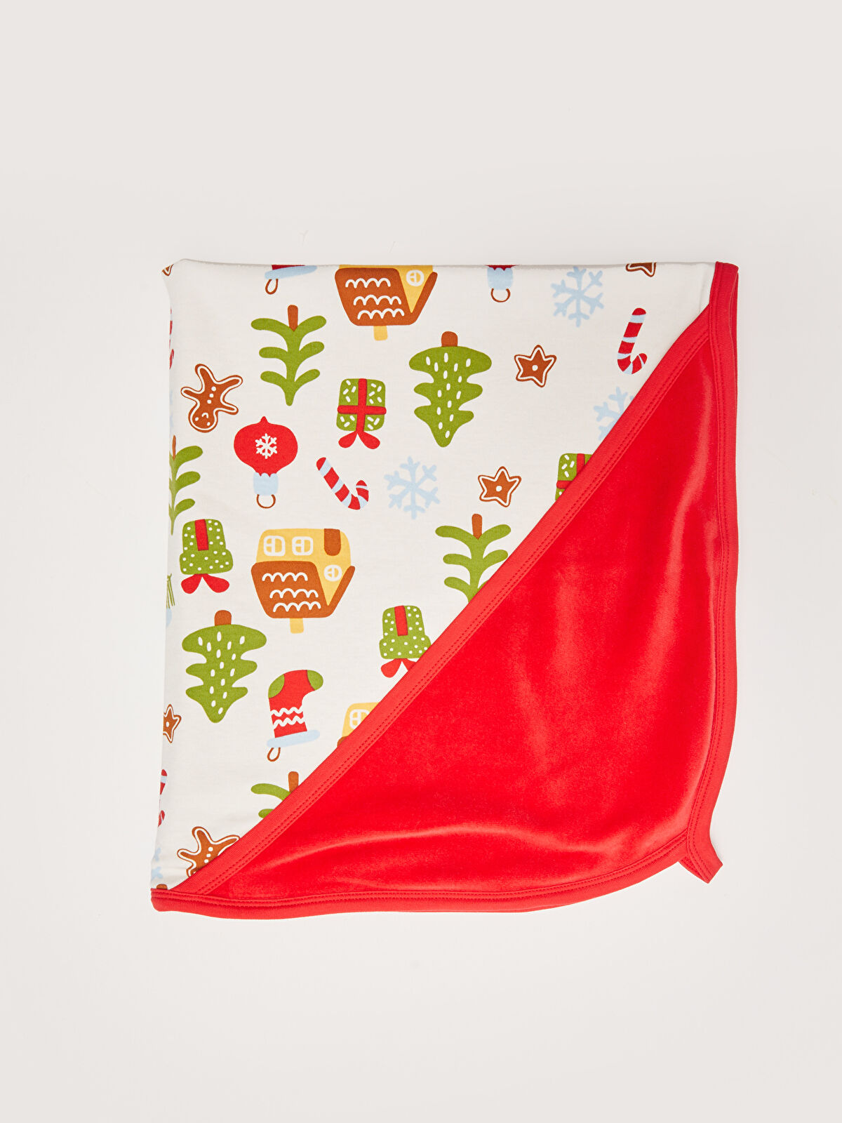 Organickid Pamuklu Baskılı Battaniye