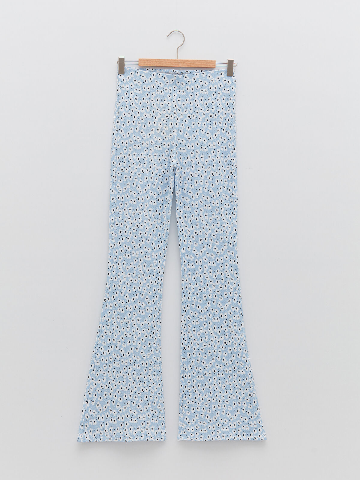 XSIDE Standart Fit Çiçekli İspanyol Paça Kadın Eşofman Altı