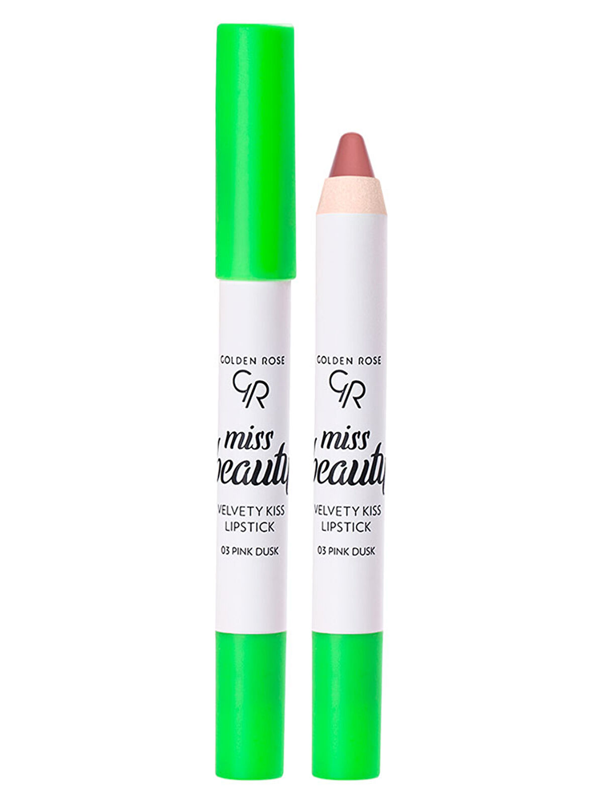 Golden Rose Ruj Miss Beauty Velvety Kiss Lips. No:03 Pink Dusk Golden Rose Ruj Miss Beauty Velvety Kiss Lips. No:03 Pink Dusk