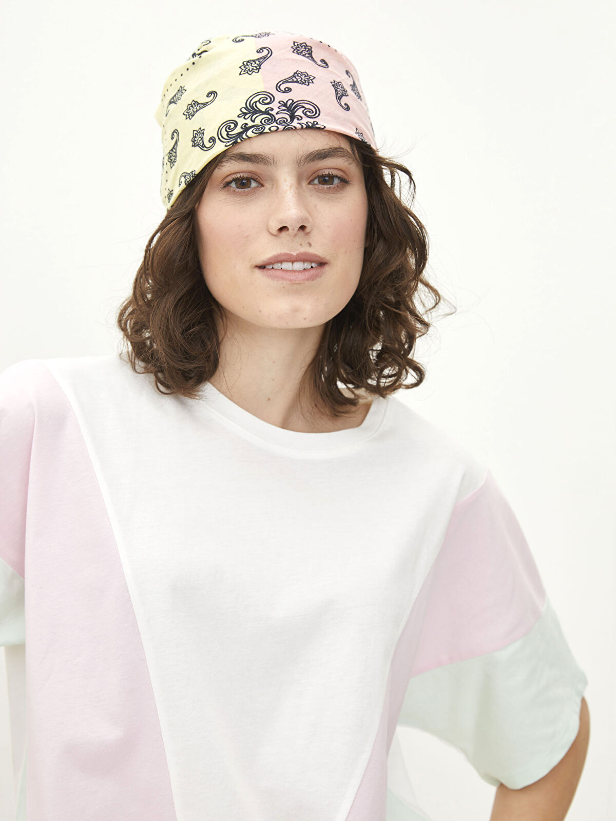 Pamuklu Baskılı Kadın Bandana