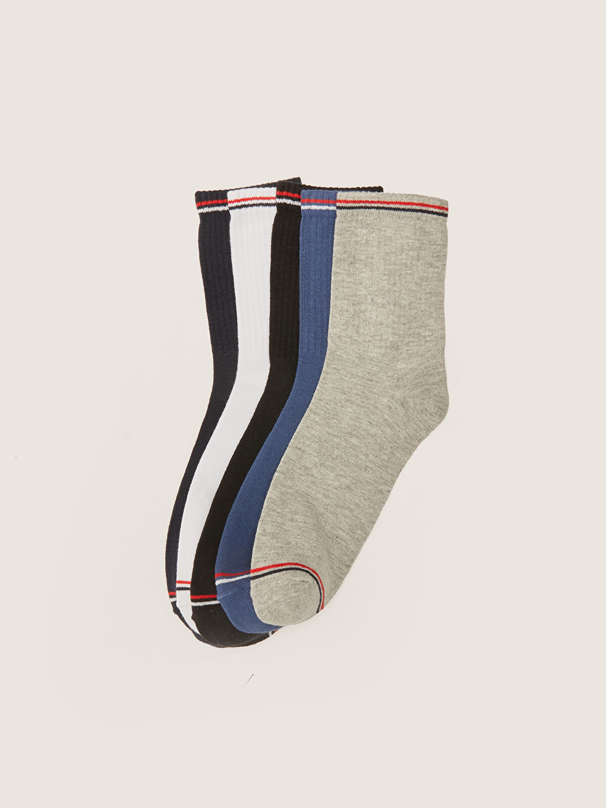 Çizgili Erkek Soket Çorap 5'li