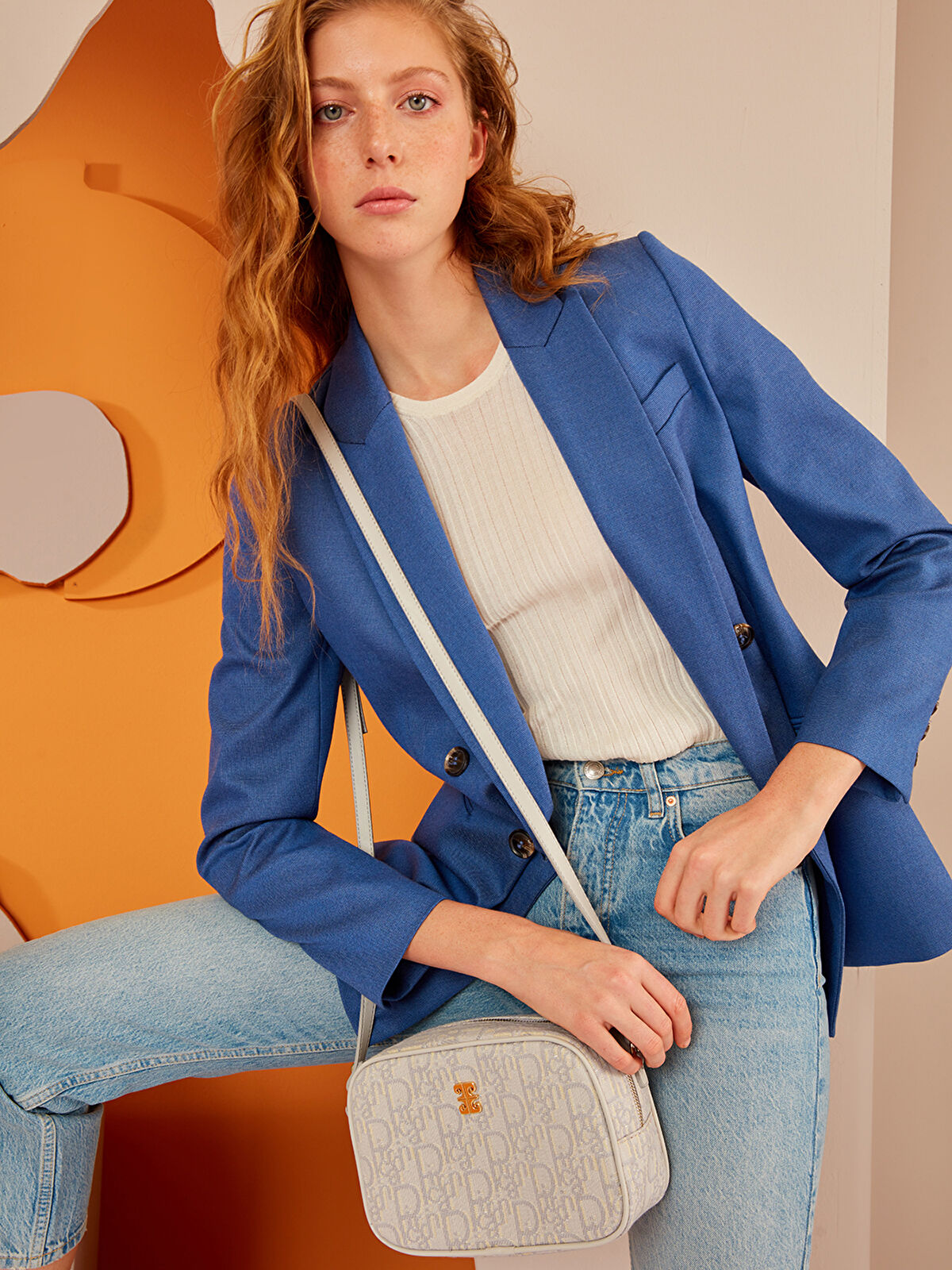 Pierre Cardin Desenli Kadın Çapraz Çanta