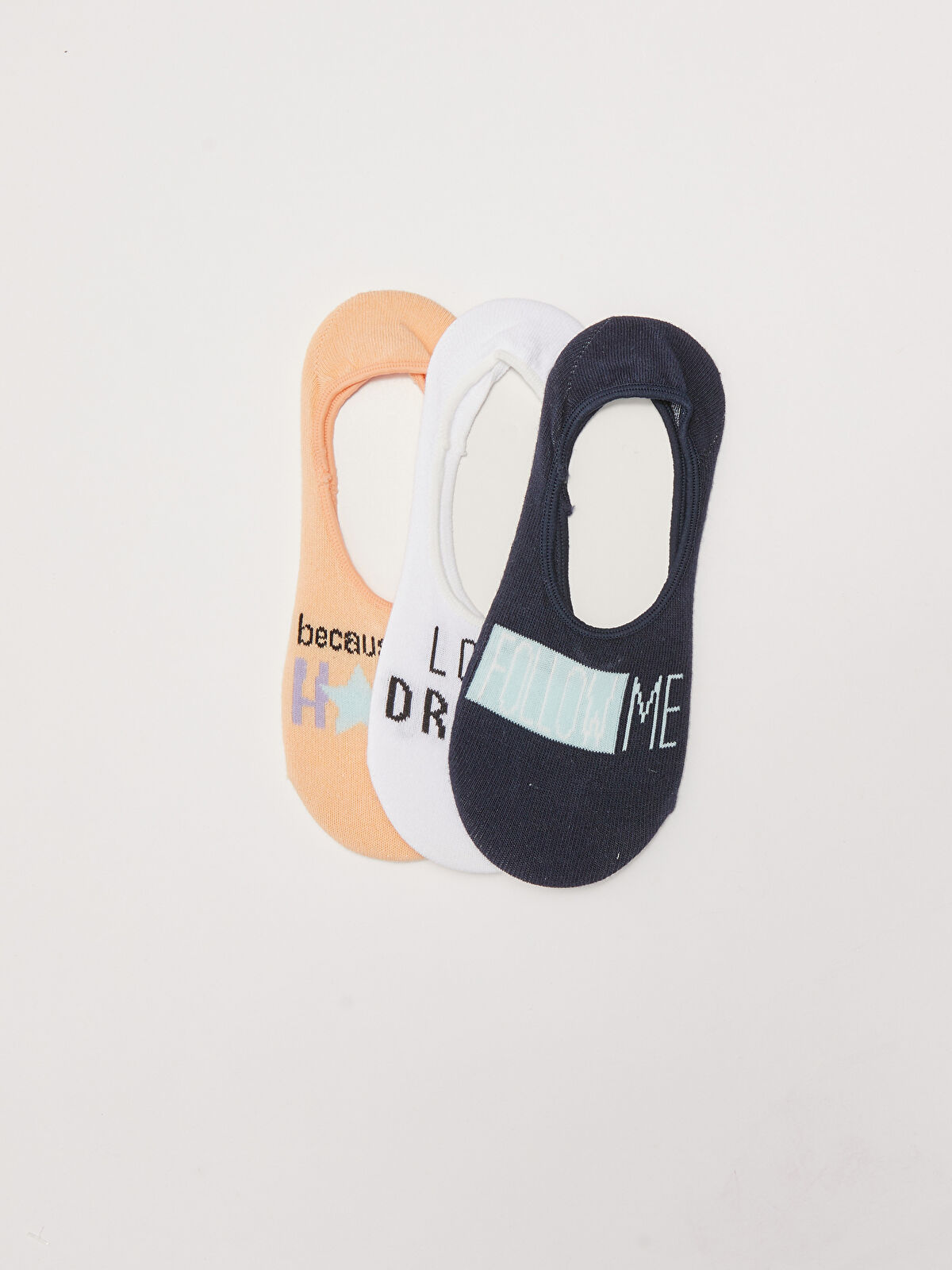 Baskılı Kadın Babet Çorap 3'lü Paket