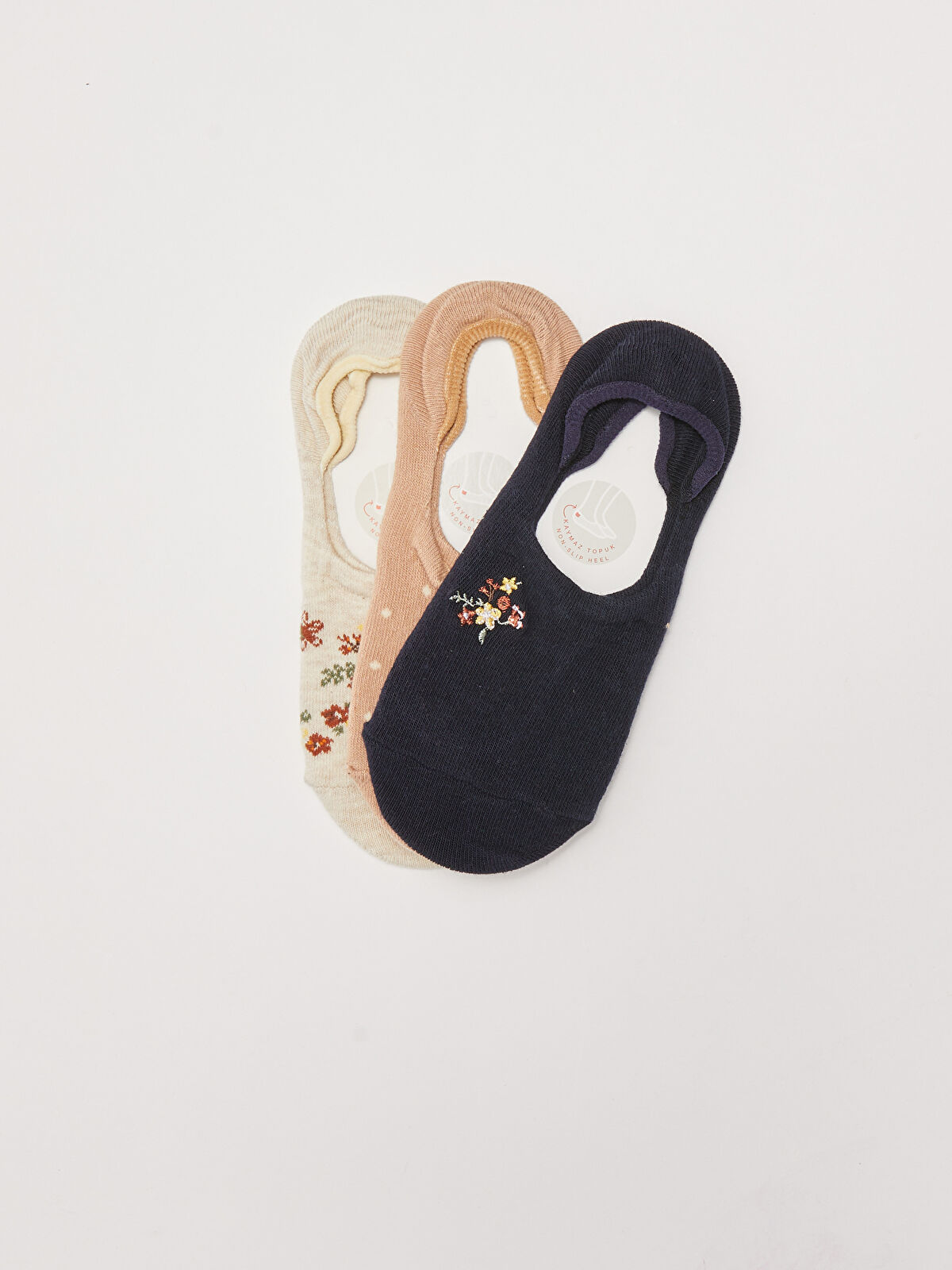 Baskılı Kadın Babet Çorap 3'lü Paket