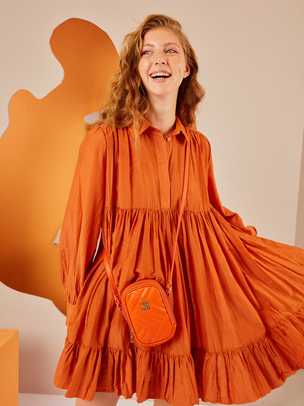 Pierre Cardin Desenli Kadın Çapraz Çanta