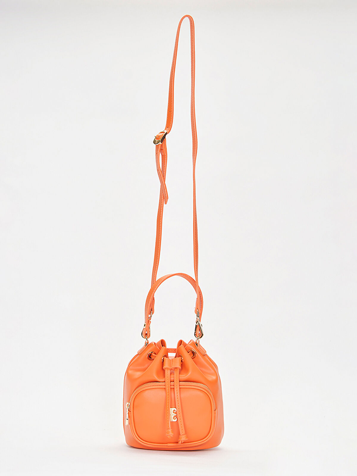 Pierre Cardin Deri Görünümlü Kadın Büzgülü Çanta