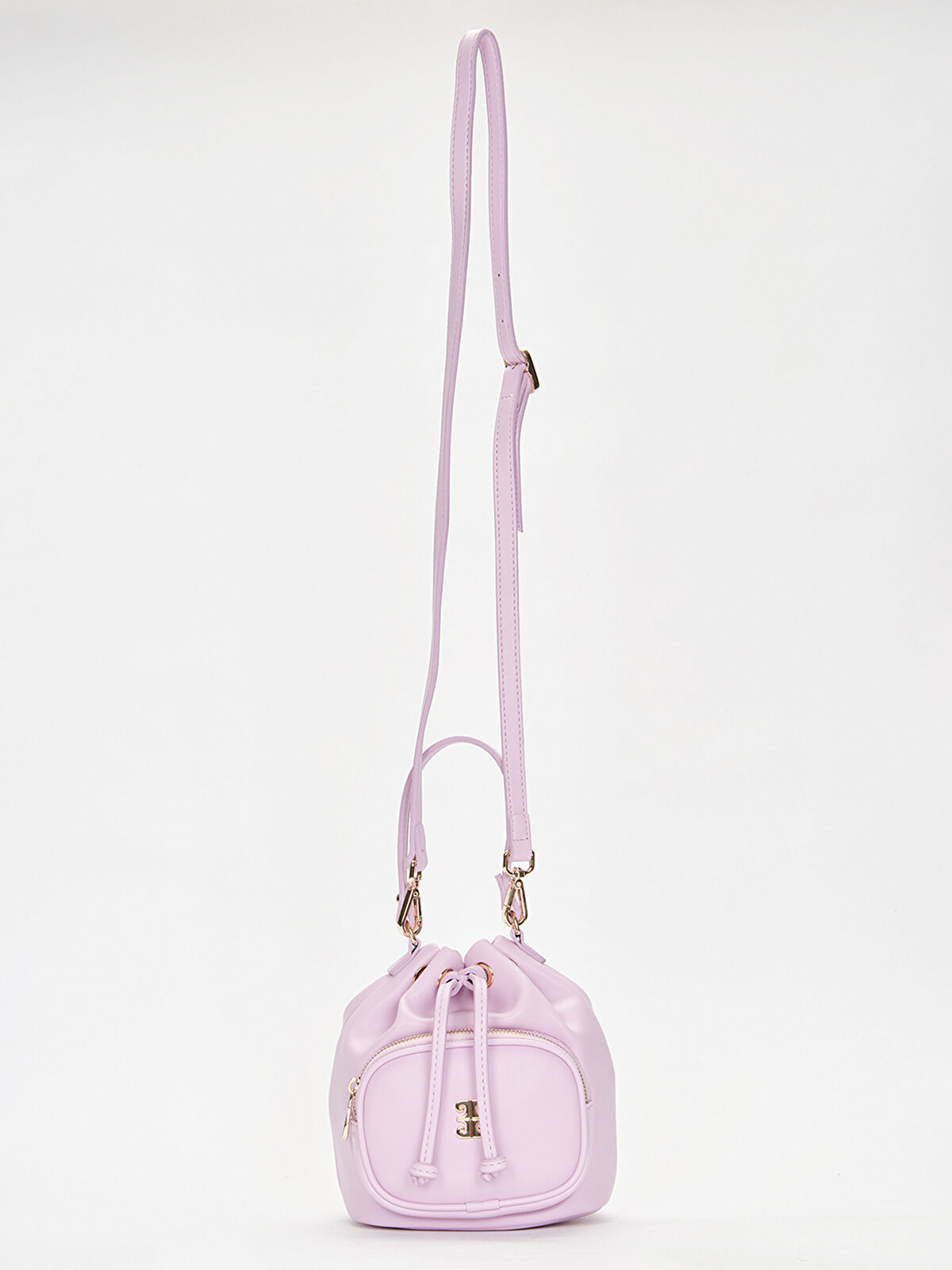 Pierre Cardin Deri Görünümlü Kadın Büzgülü Çanta