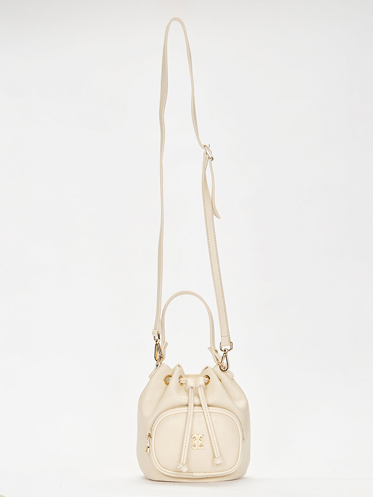 Pierre Cardin Deri Görünümlü Kadın Büzgülü Çanta