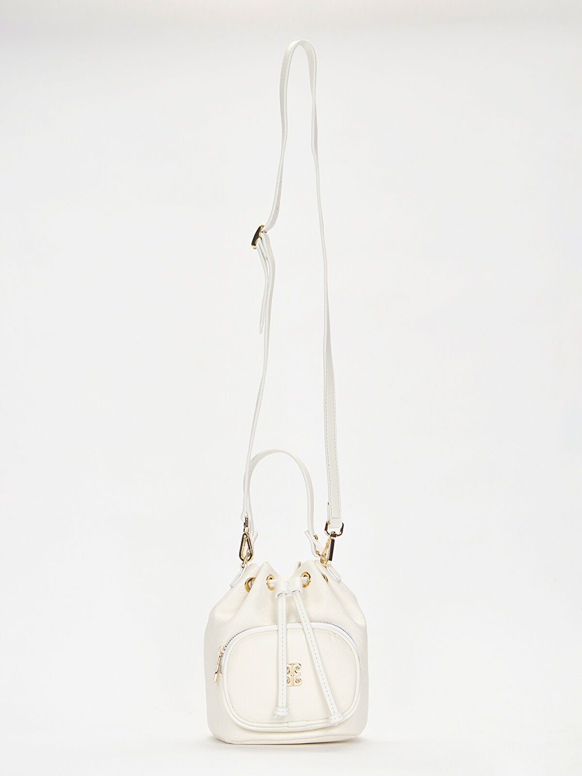 Pierre Cardin Deri Görünümlü Kadın Büzgülü Çanta