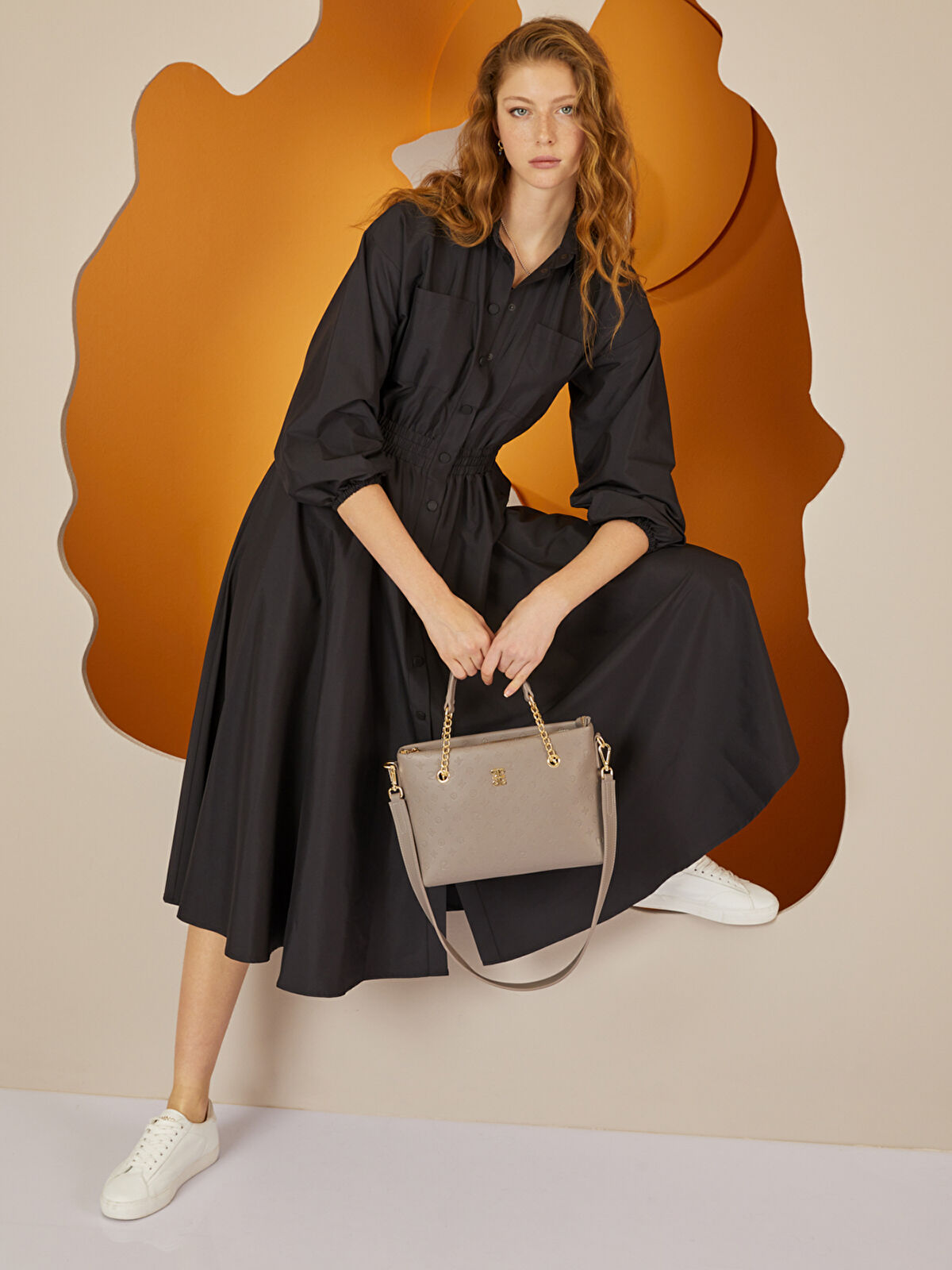 Pierre Cardin Desenli Kadın Çapraz Çanta