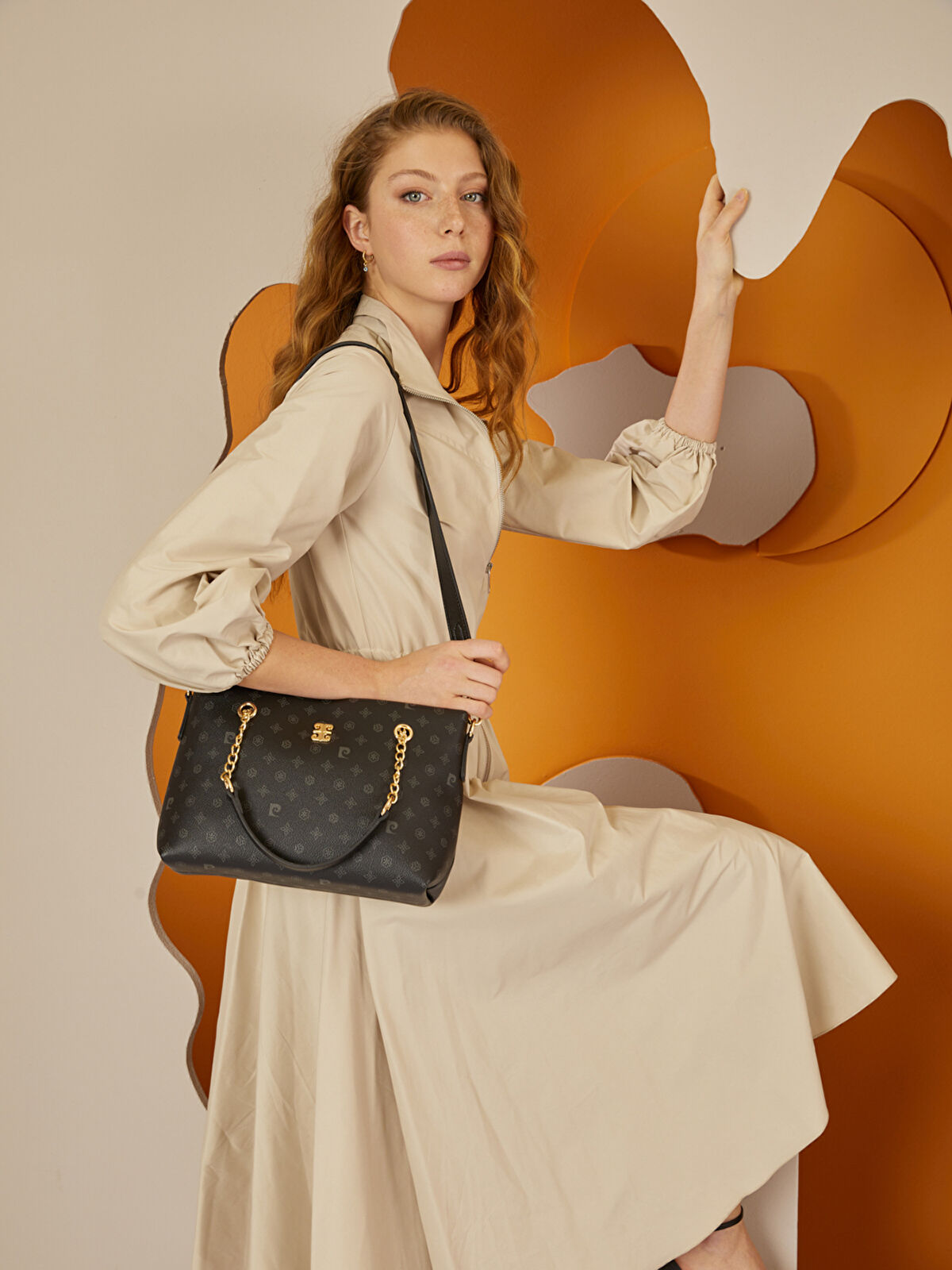 Pierre Cardin Desenli Kadın Çapraz Çanta