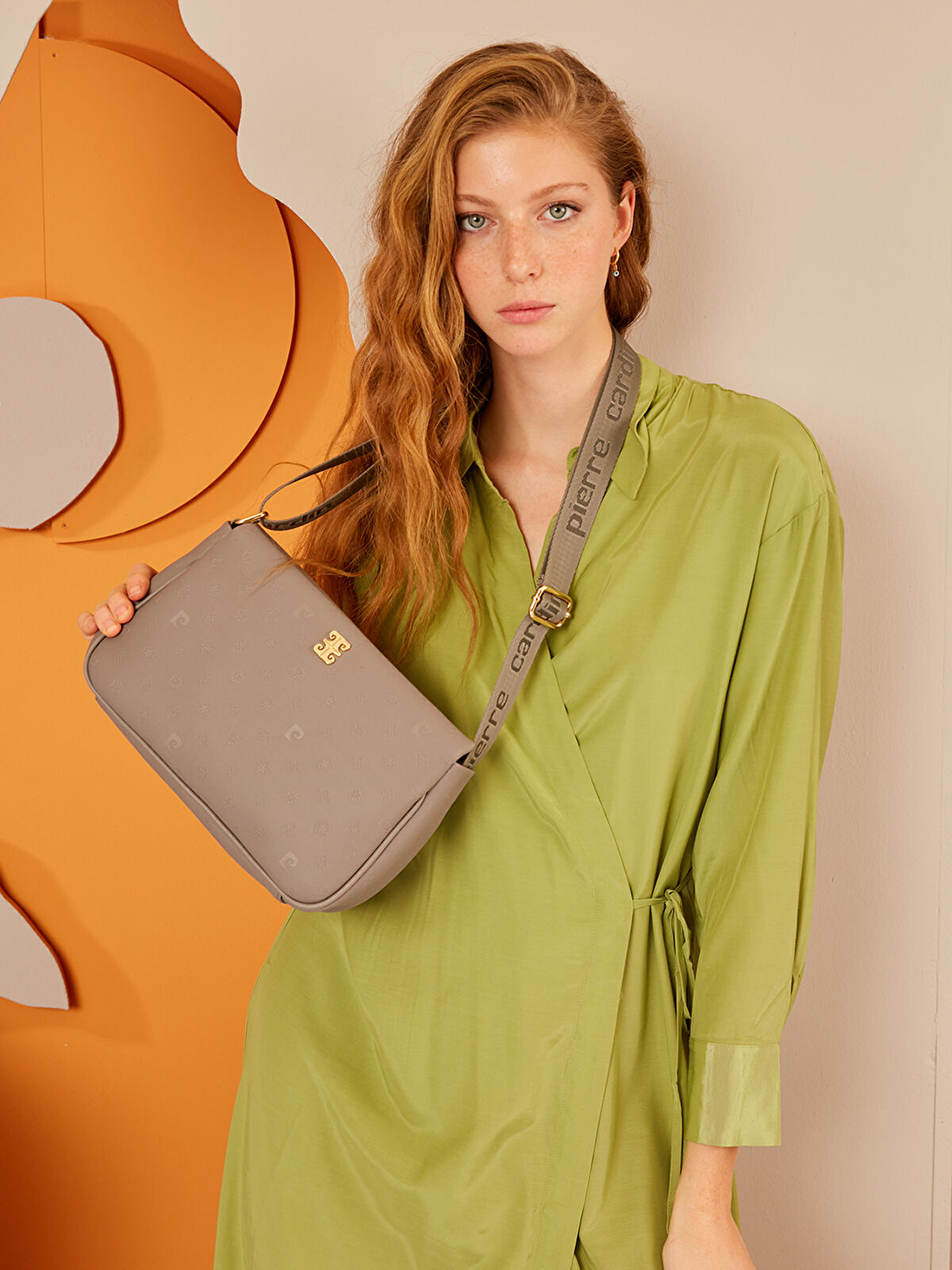 Pierre Cardin Desenli Kadın Çapraz Çanta