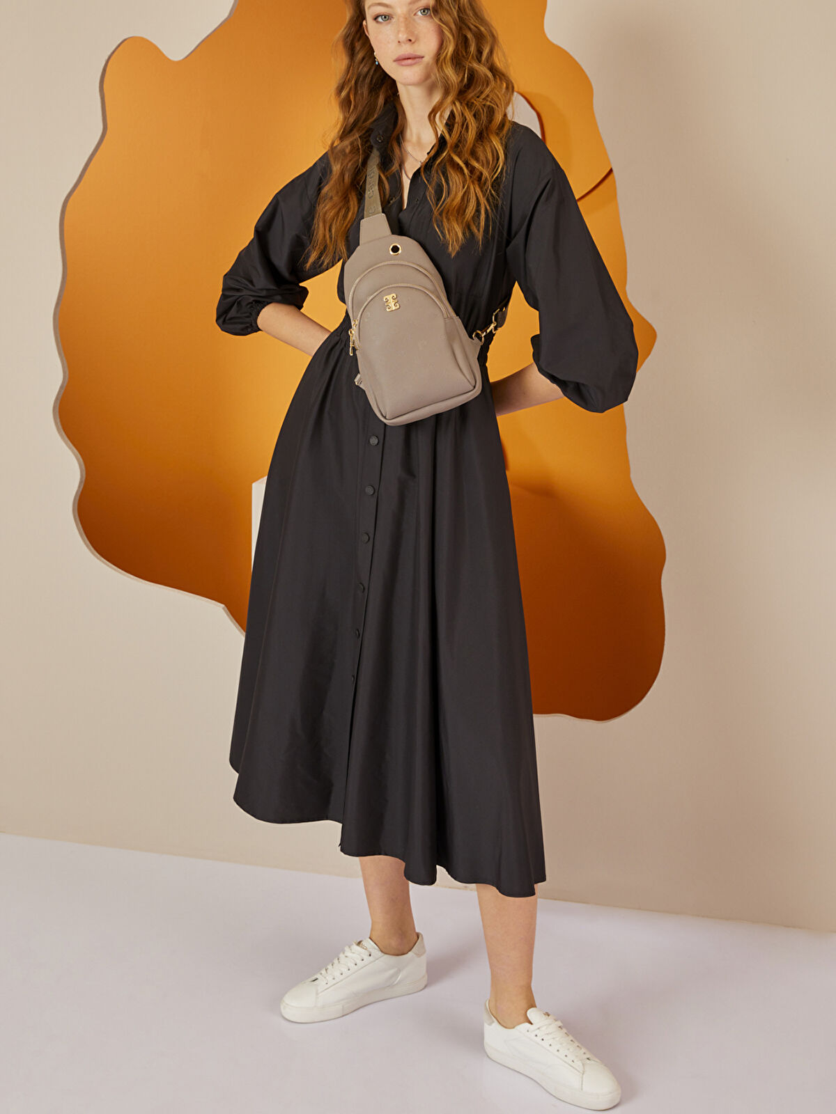 Pierre Cardin Desenli Kadın Çapraz Çanta