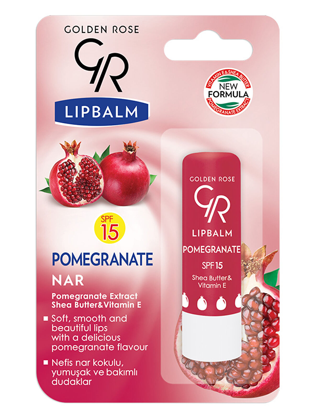 Golden Rose Narlı Dudak Balsamı Spf 15 No:08 Golden Rose Narlı Dudak Balsamı Spf 15 No:08