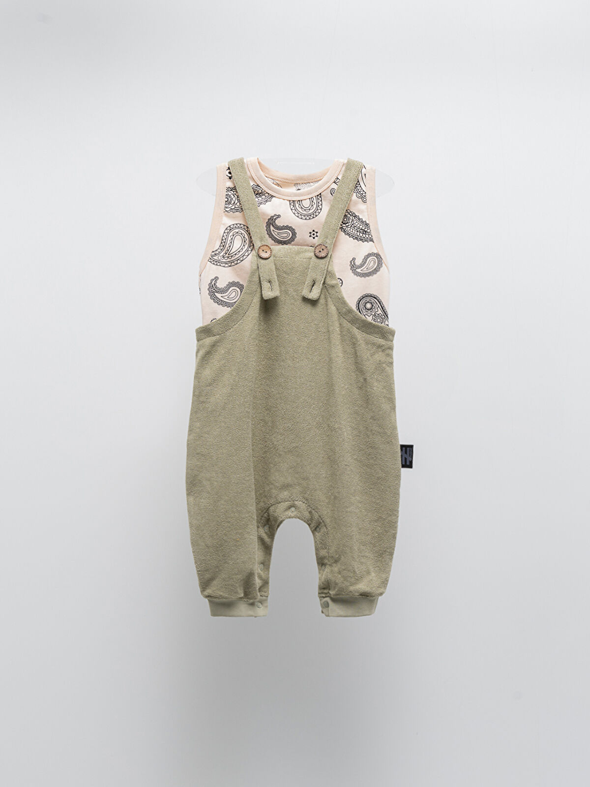 Moi Noi Basic Bebek Atlet ve Salopet 2'li Takım