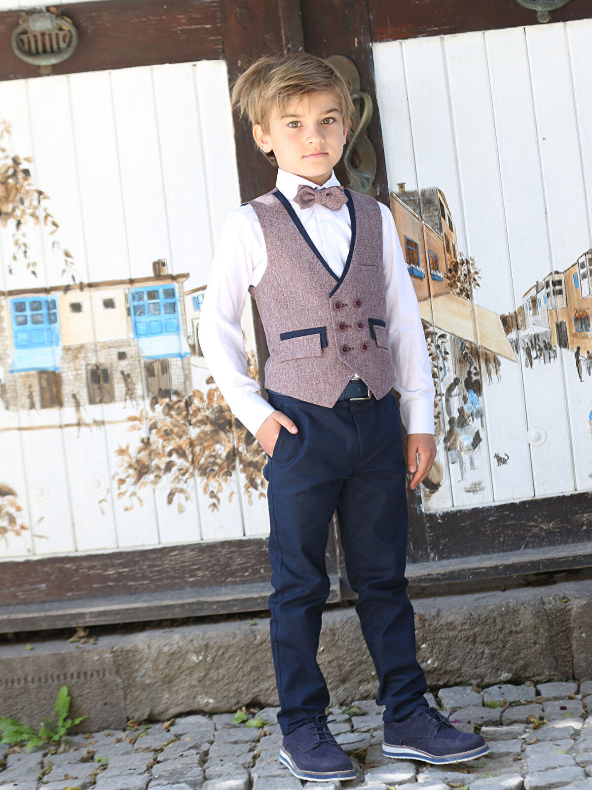 MOGI Erkek Çocuk Yelekli Takım