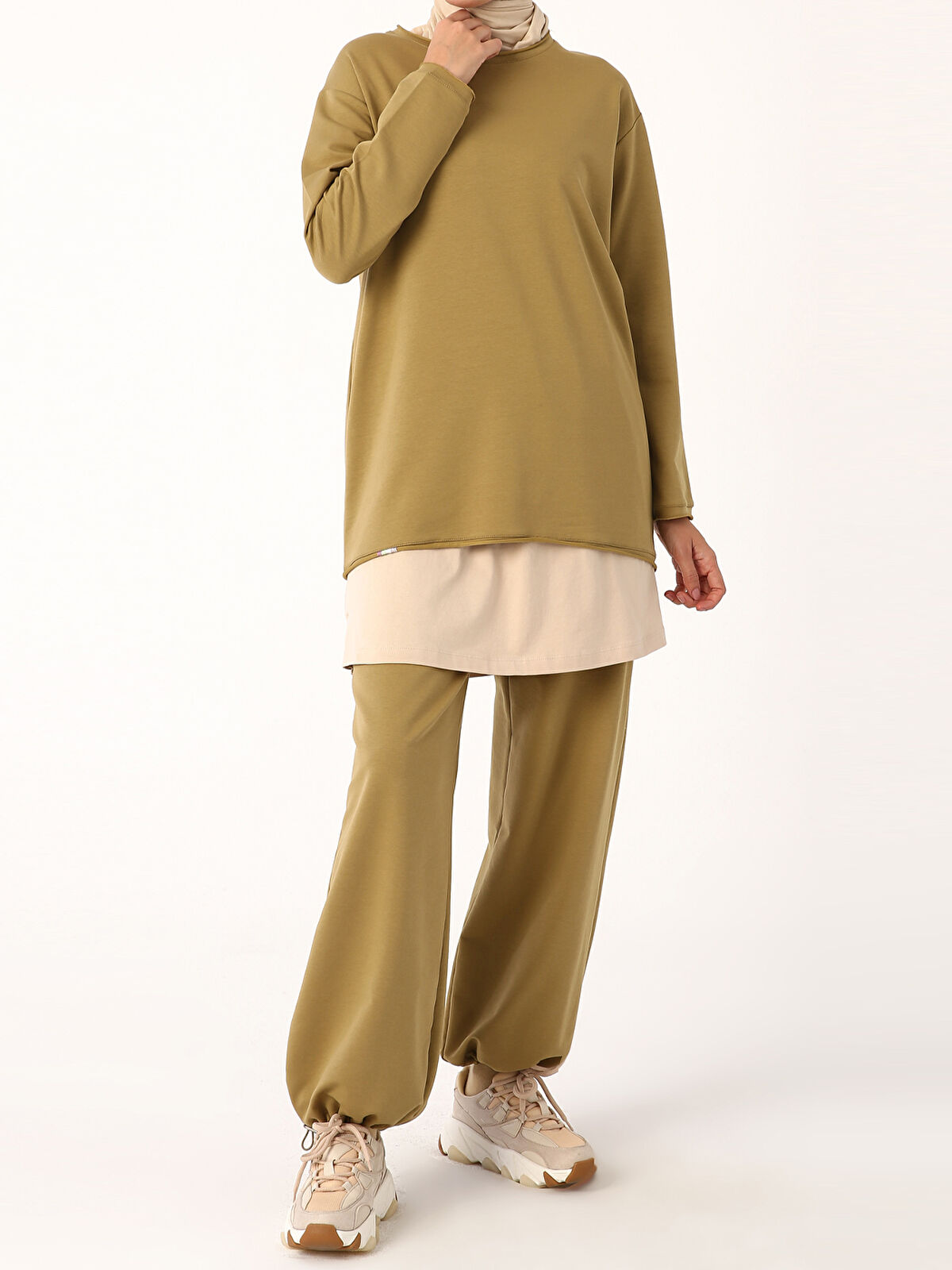 Allday Düz Penye Kadın İçlik Etek Allday Düz Penye Kadın İçlik Etek