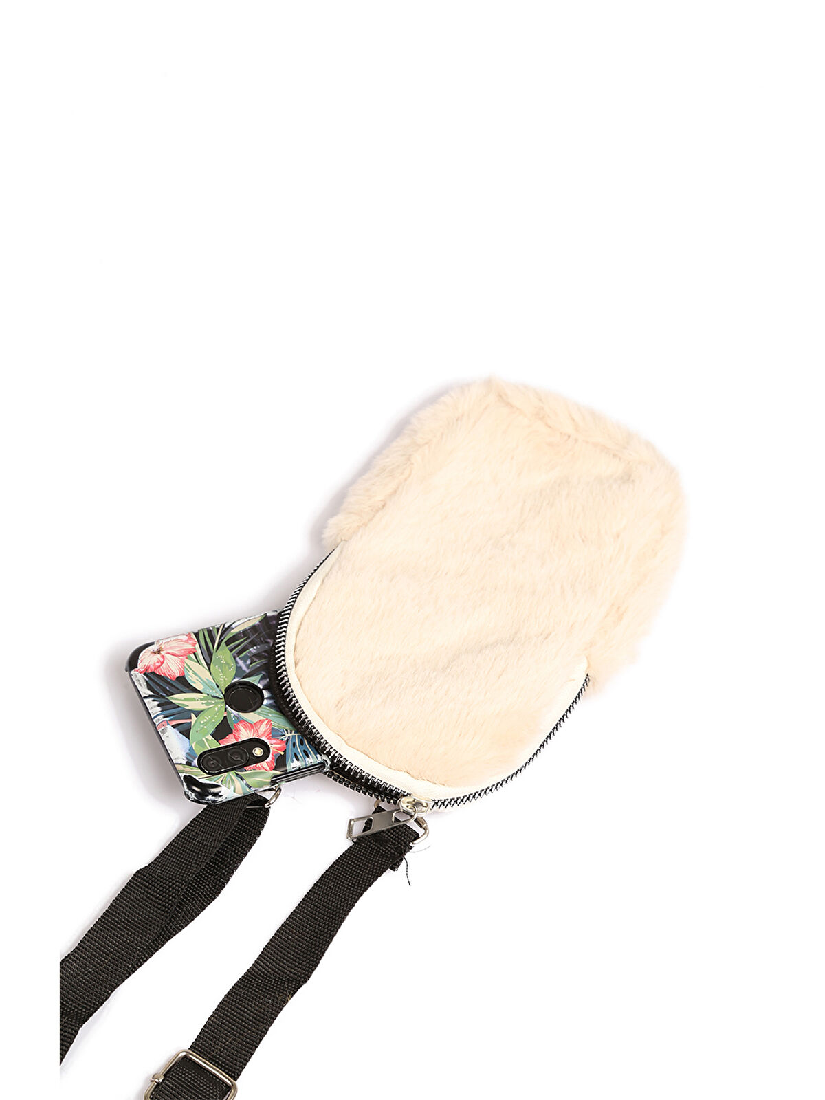 Stilgo Pelüş Kadın Telefon Çantası