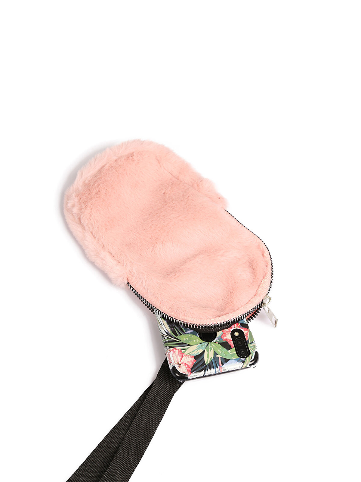 Stilgo Pelüş Kadın Telefon Çantası