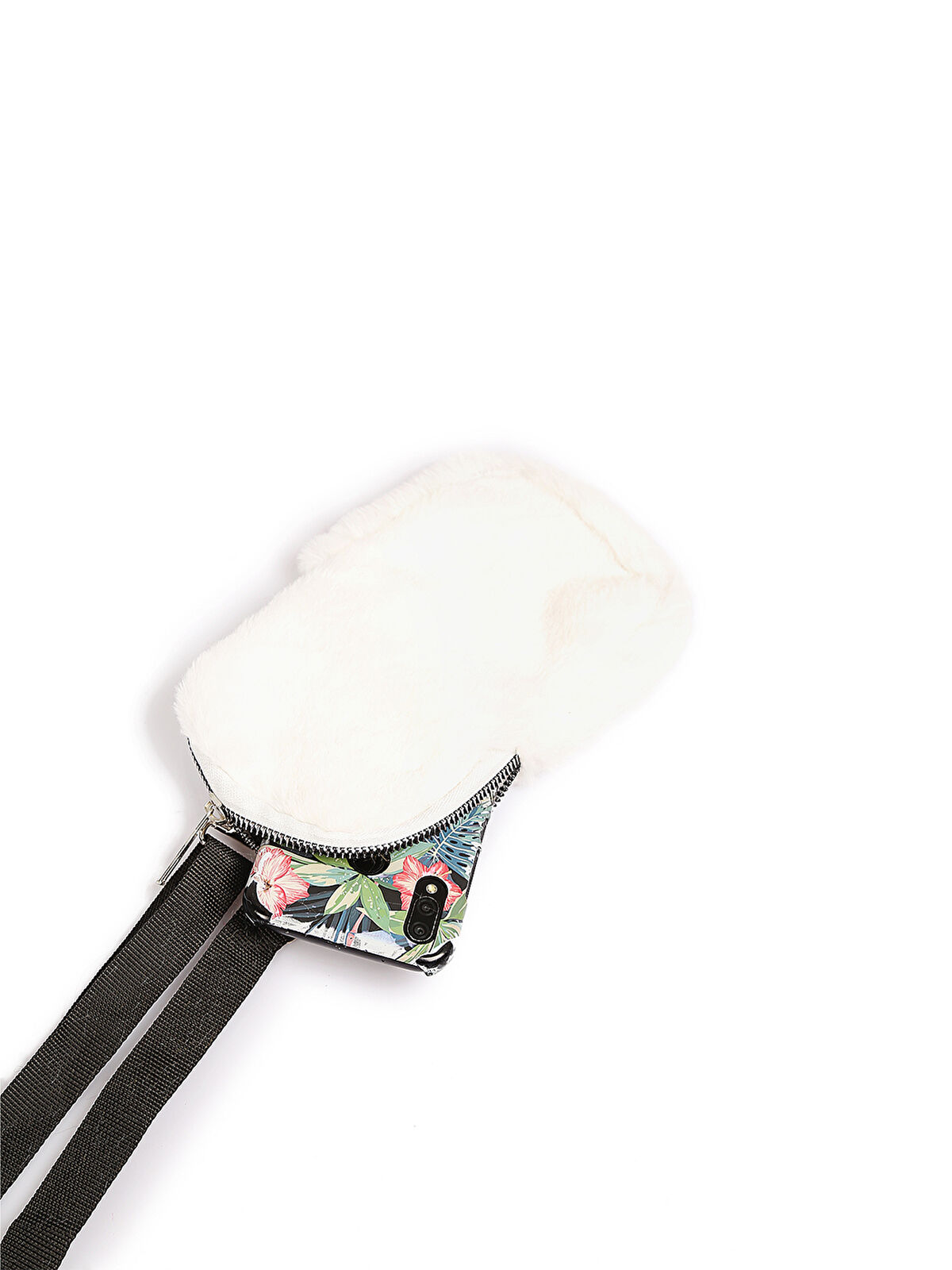 Stilgo Pelüş Kadın Telefon Çantası