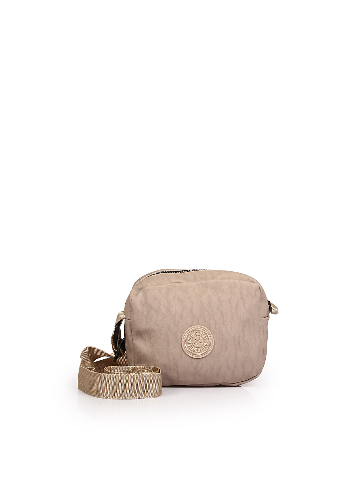 Stilgo Etiket Baskılı Kadın Omuz Çantası