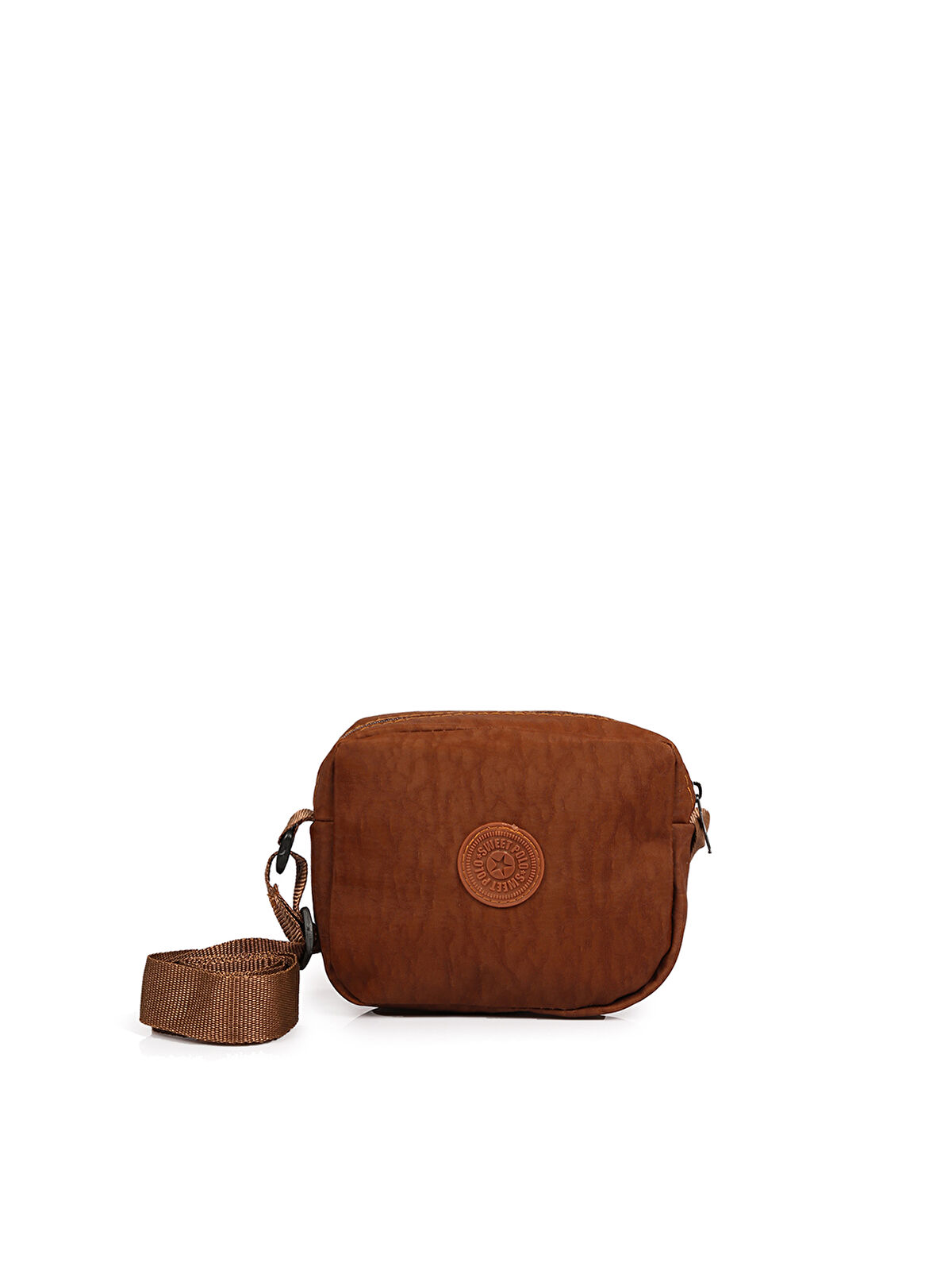 Stilgo Etiket Baskılı Kadın Omuz Çantası