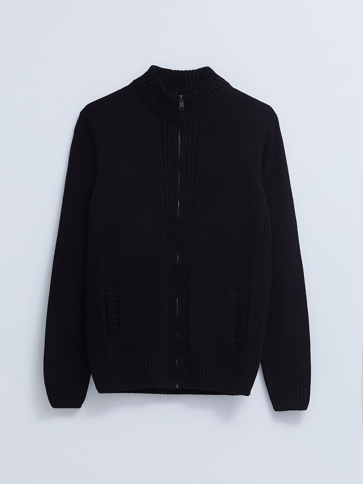 LCW BASIC Standart Kalıp Dik Yaka Erkek Triko Hırka