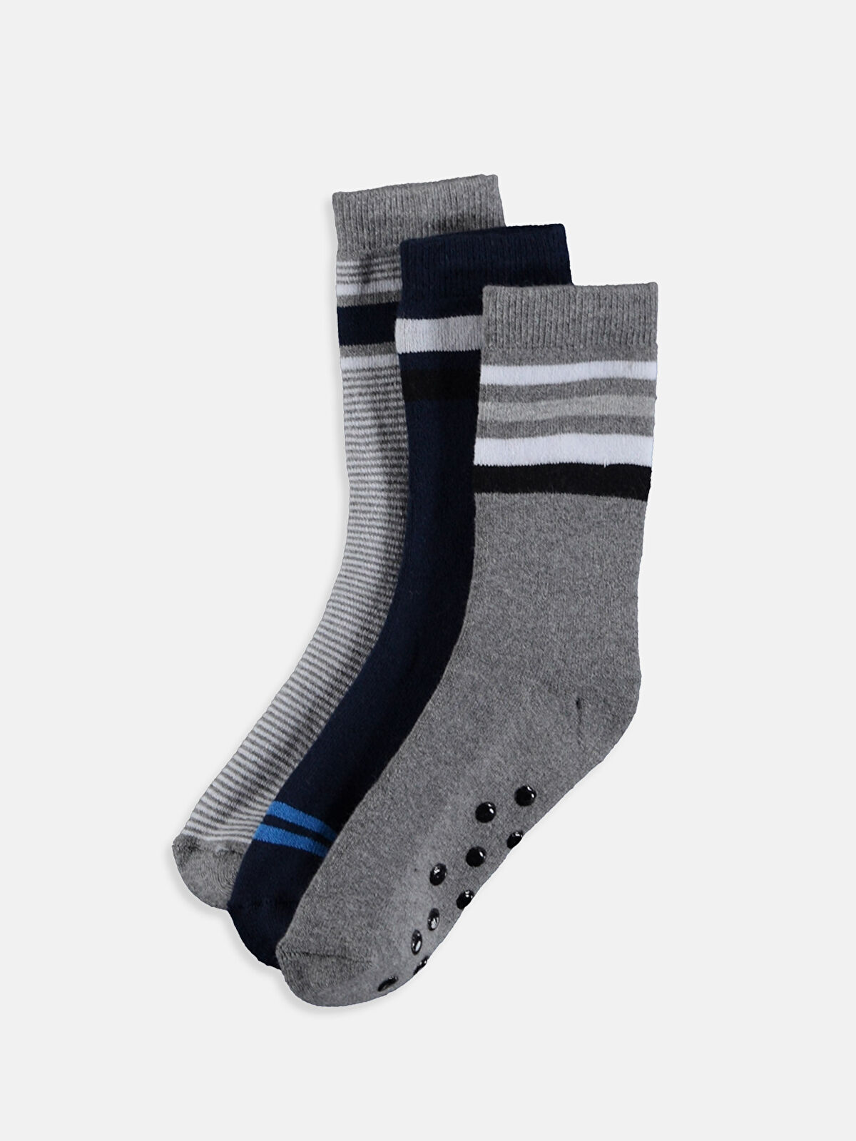 Kaydırmaz Tabanlı Havlu Soket Çorap 3'lü Kaydırmaz Tabanlı Havlu Soket Çorap 3'lü