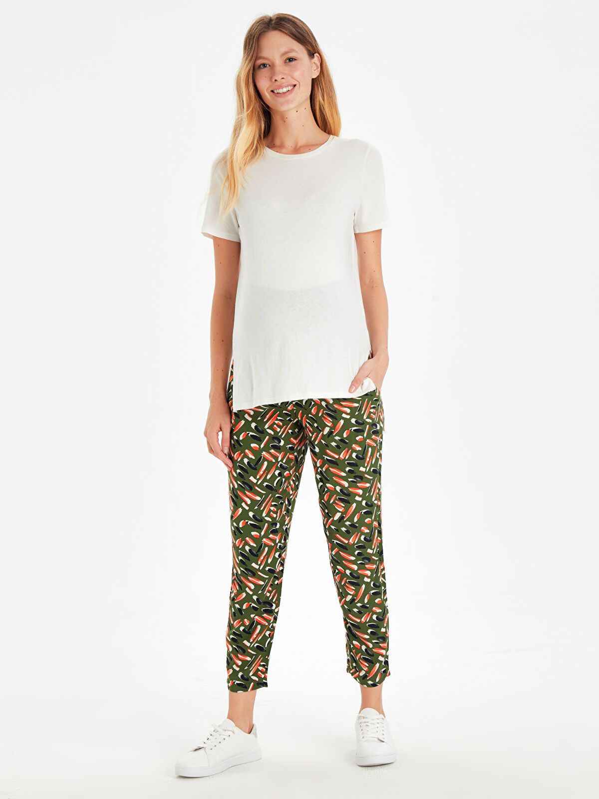 Bilek Boy Hamile Harem Pantolon