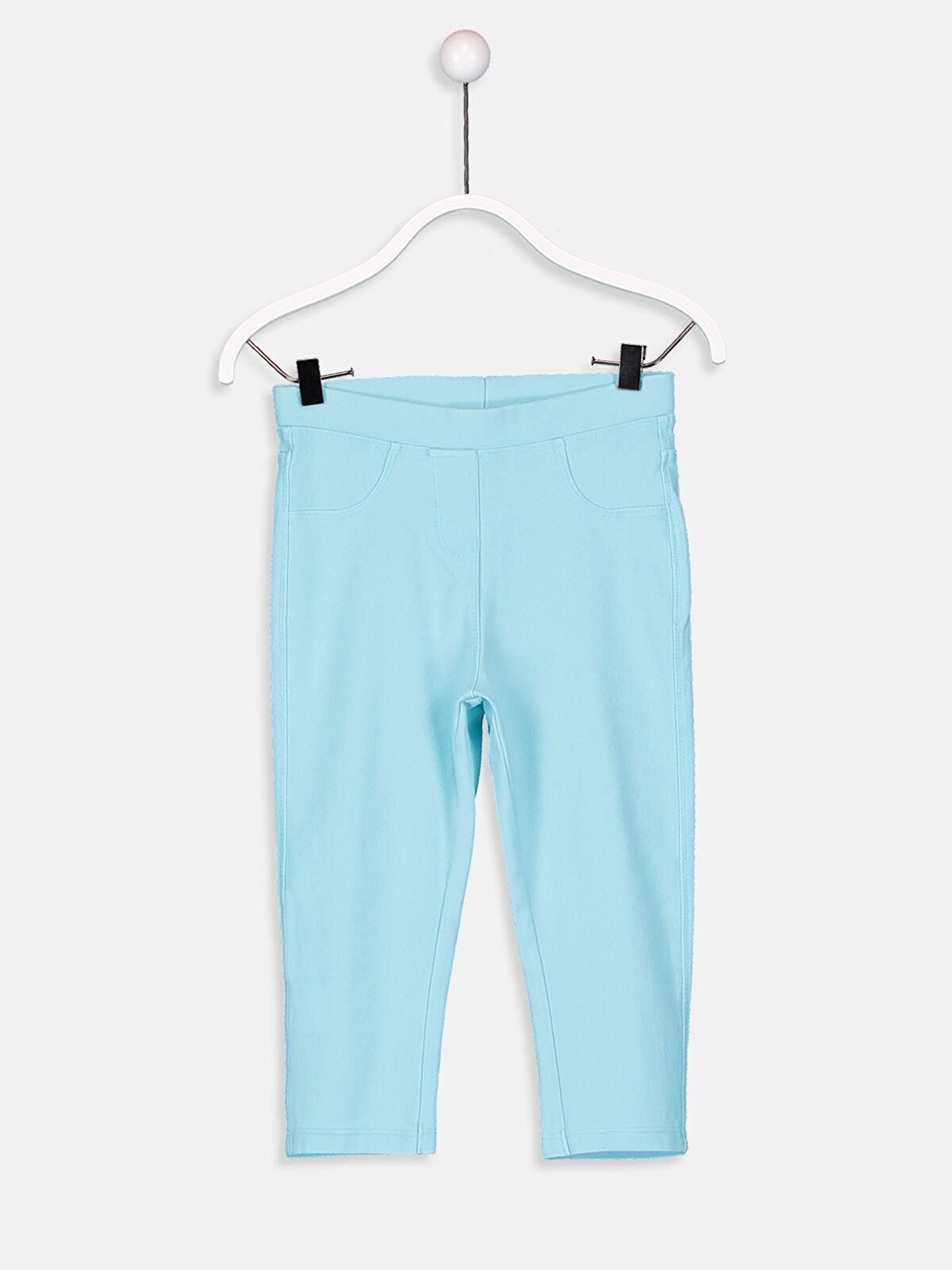 Kız Çocuk Denim Görünümlü Tayt