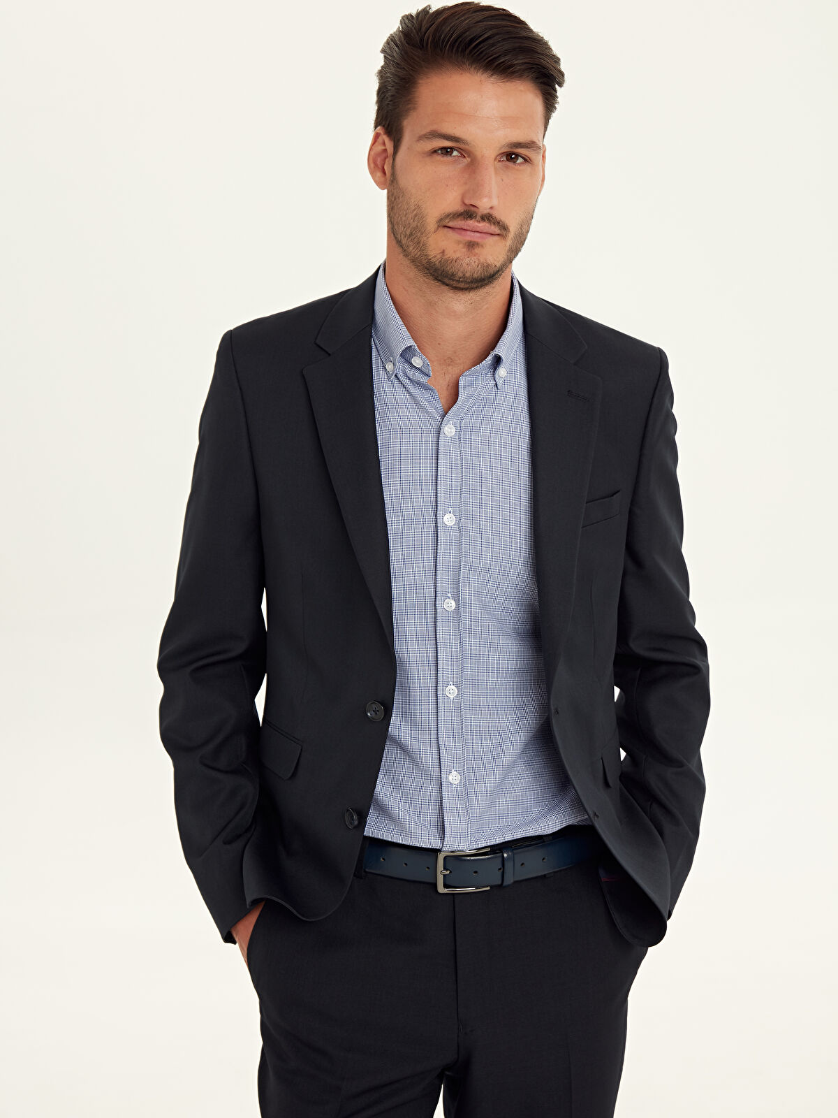 Dar Kalıp Takım Elbise Ceketi