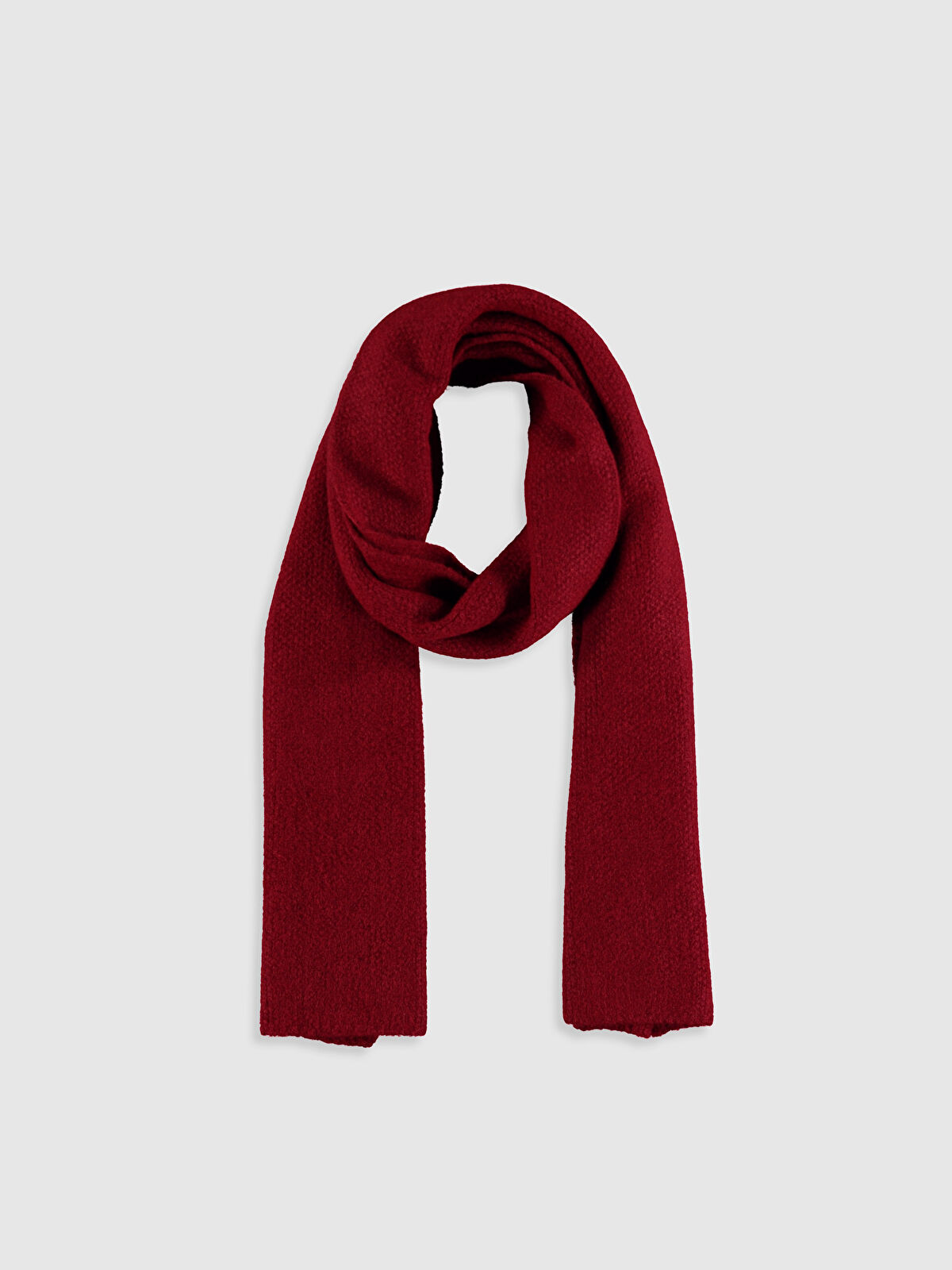 Erkek Triko Düz Kaşkol